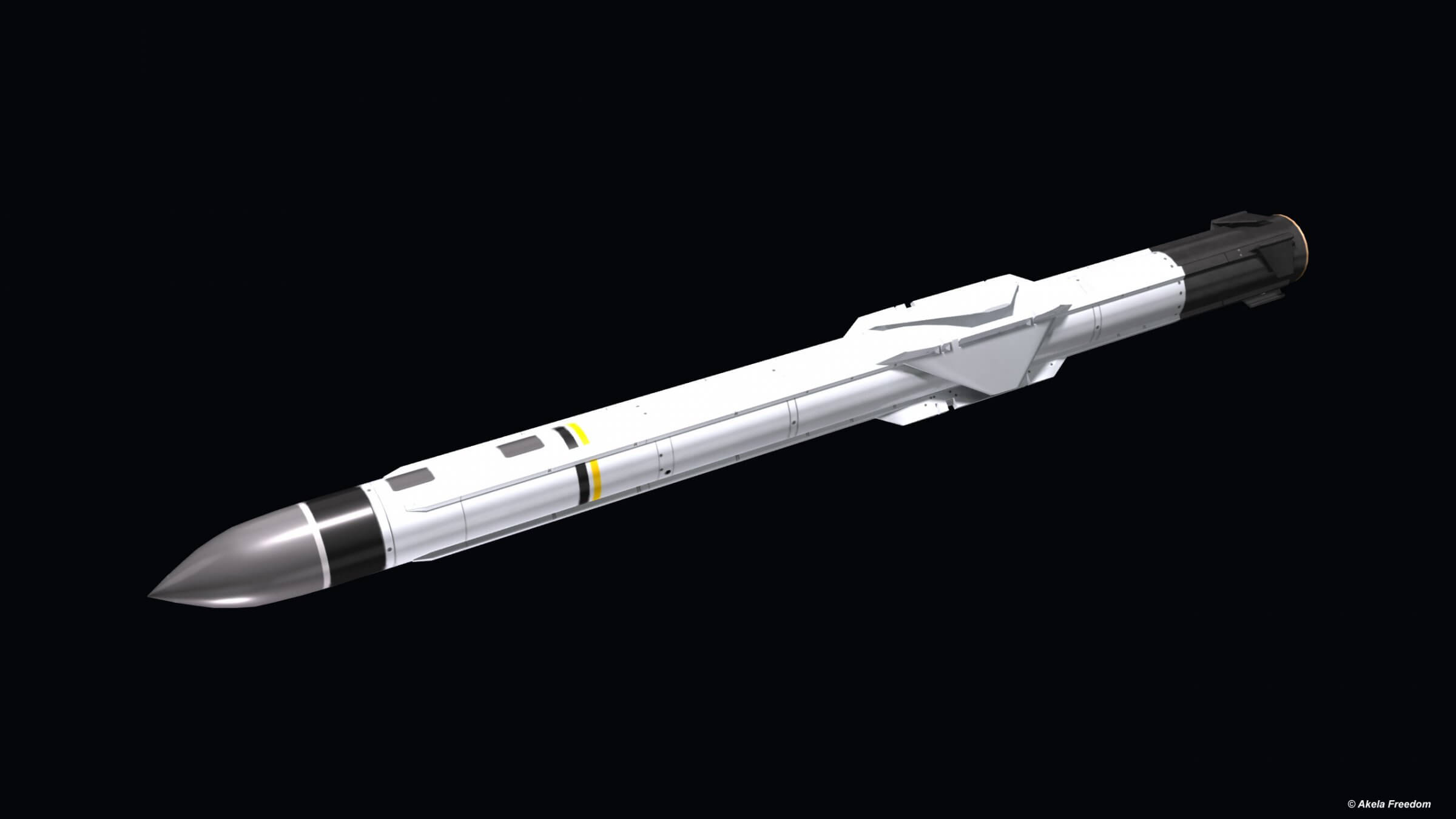 EXOCET MM40 Block 2 - 3D Model by Akela Freedom