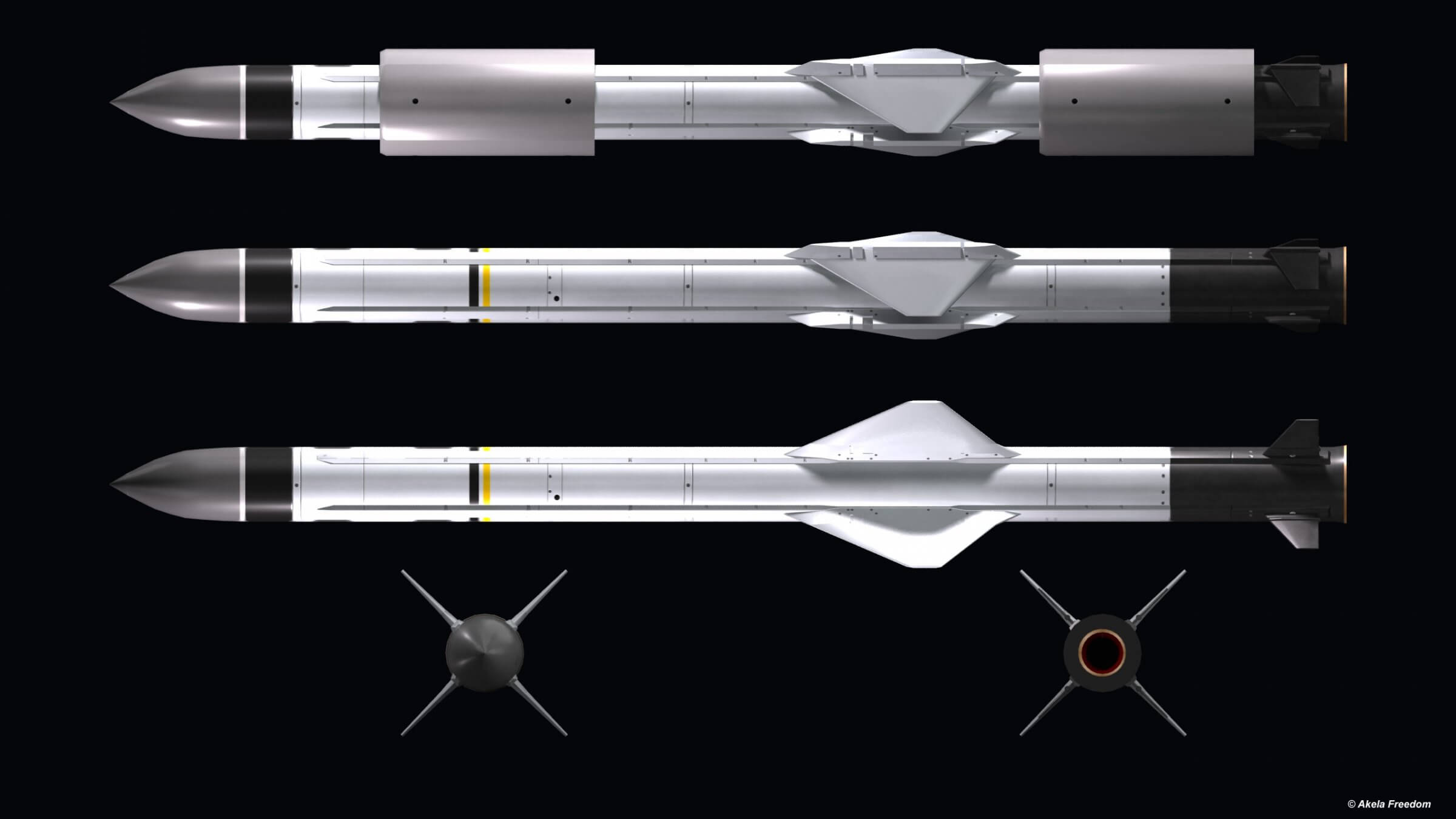 EXOCET MM40 Block 2 - 3D Model by Akela Freedom