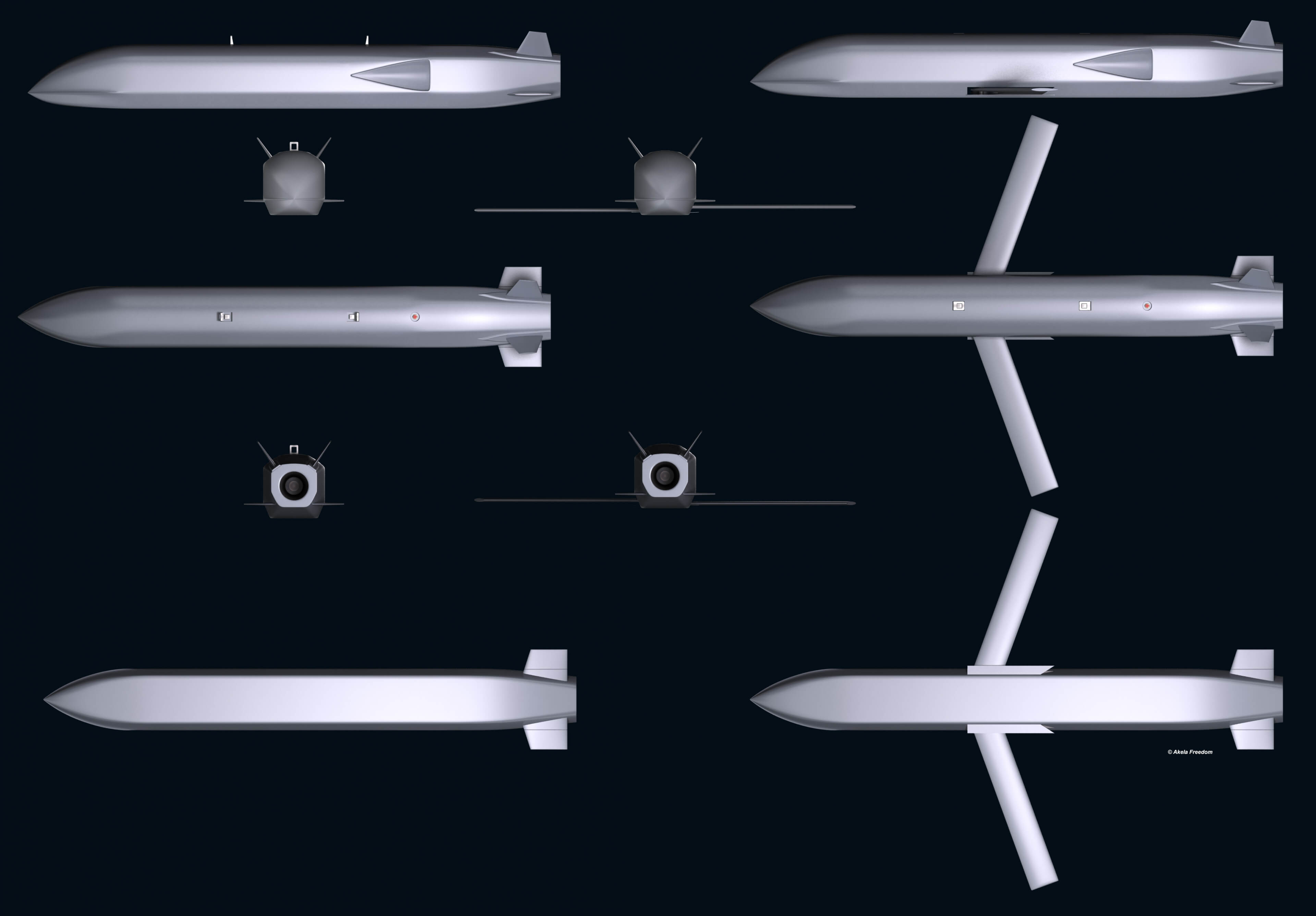 Expendable Heavy Remote Carrier From MBDA - 3D Model by Akela Freedom