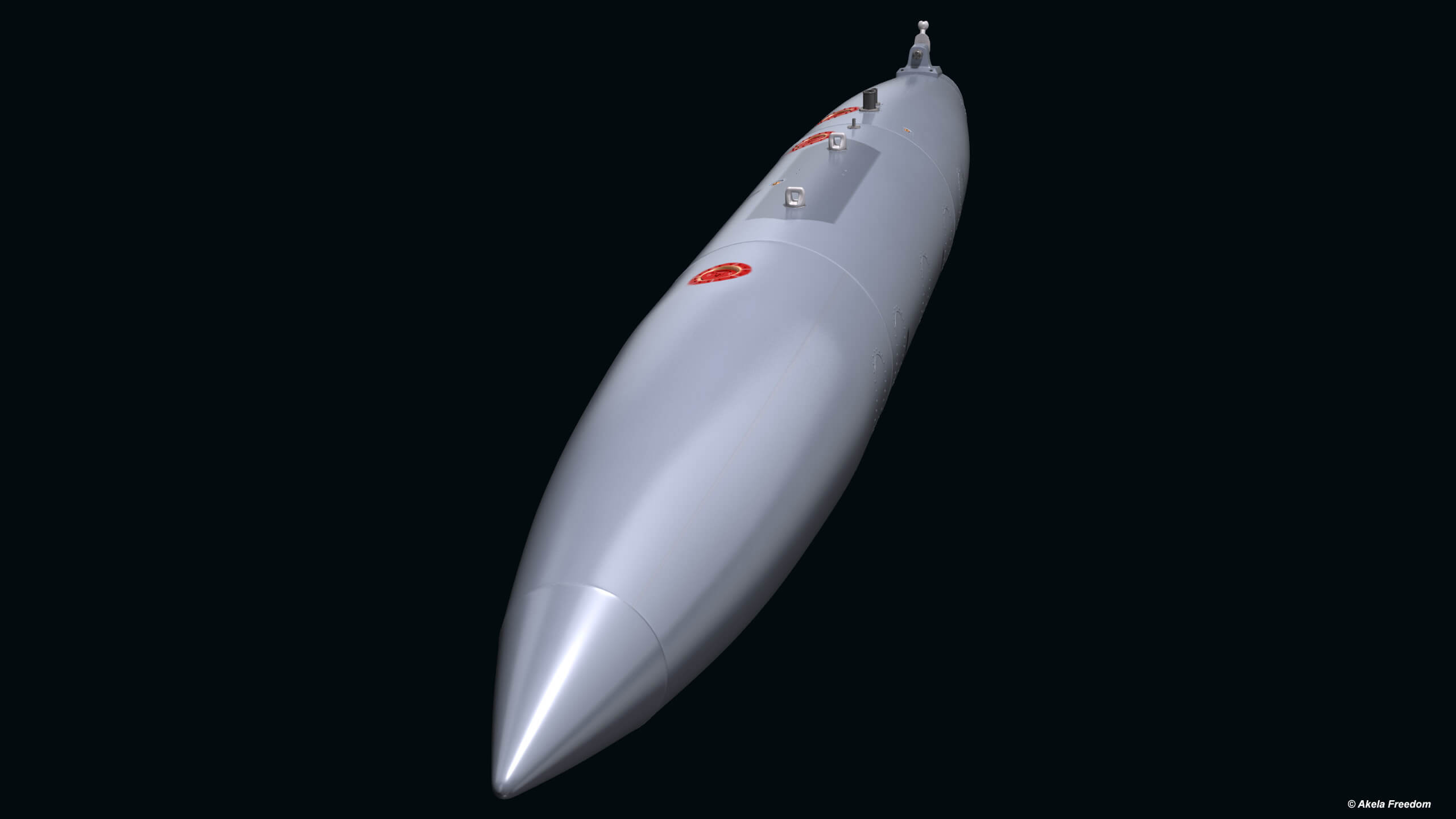 Fuel Tank for F-22 Raptor 3D Model by Akela Freedom