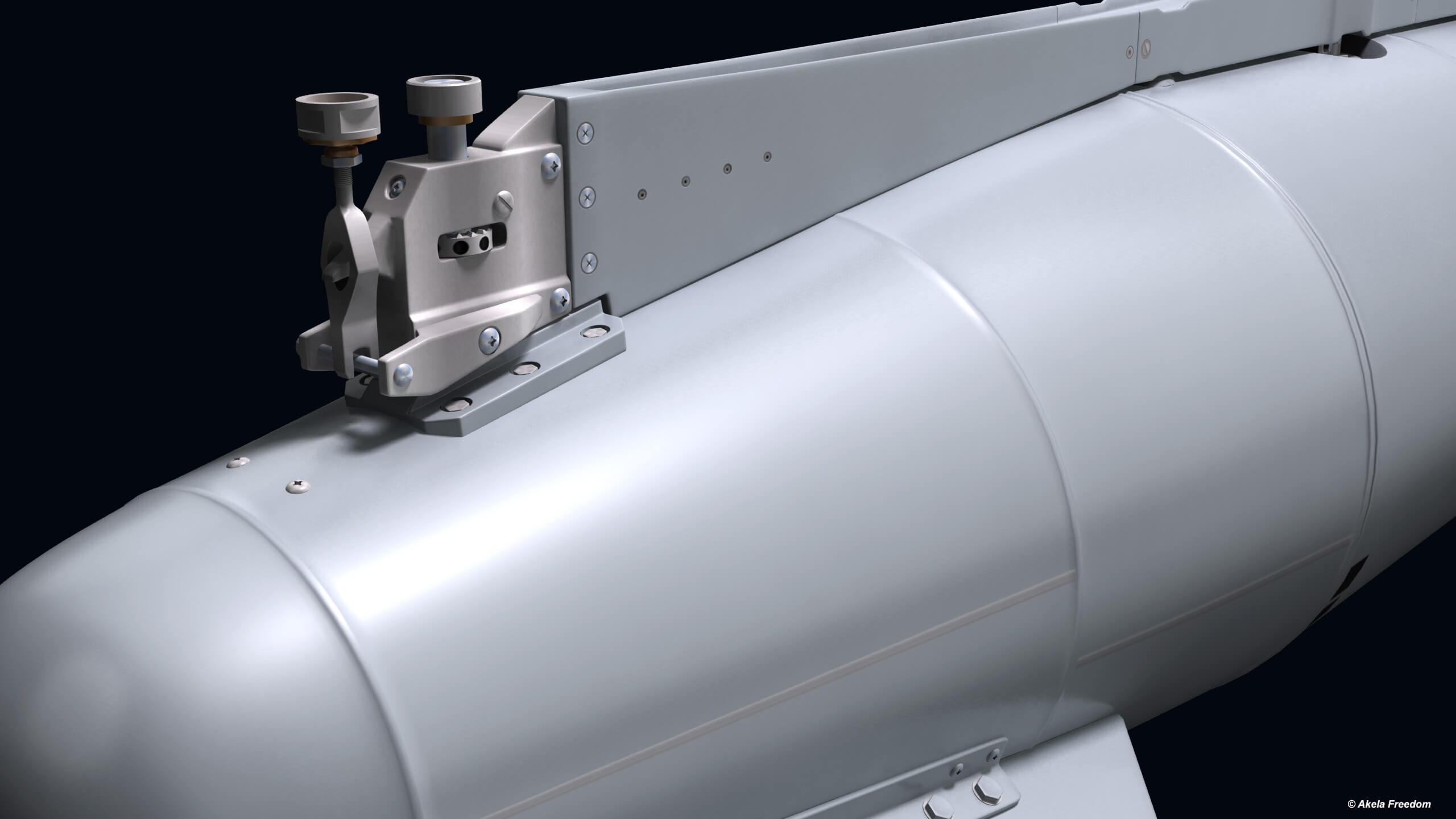 Fuel Tanks RPL-501-502 With Pylone for Mirage-2000 3D Model by Akela ...
