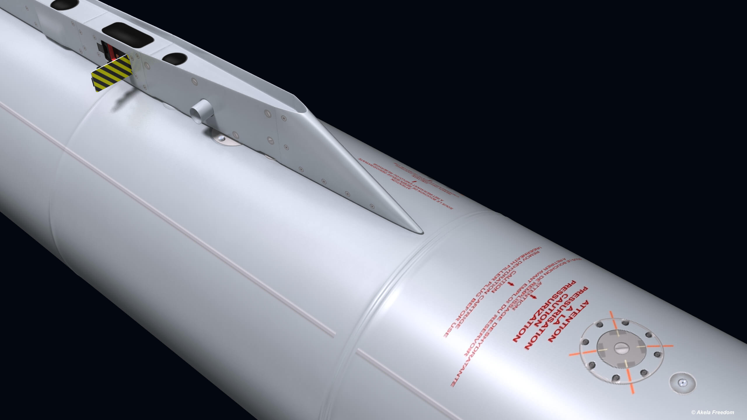 Fuel Tanks RPL-501-502 With Pylone for Mirage-2000 3D Model by Akela ...