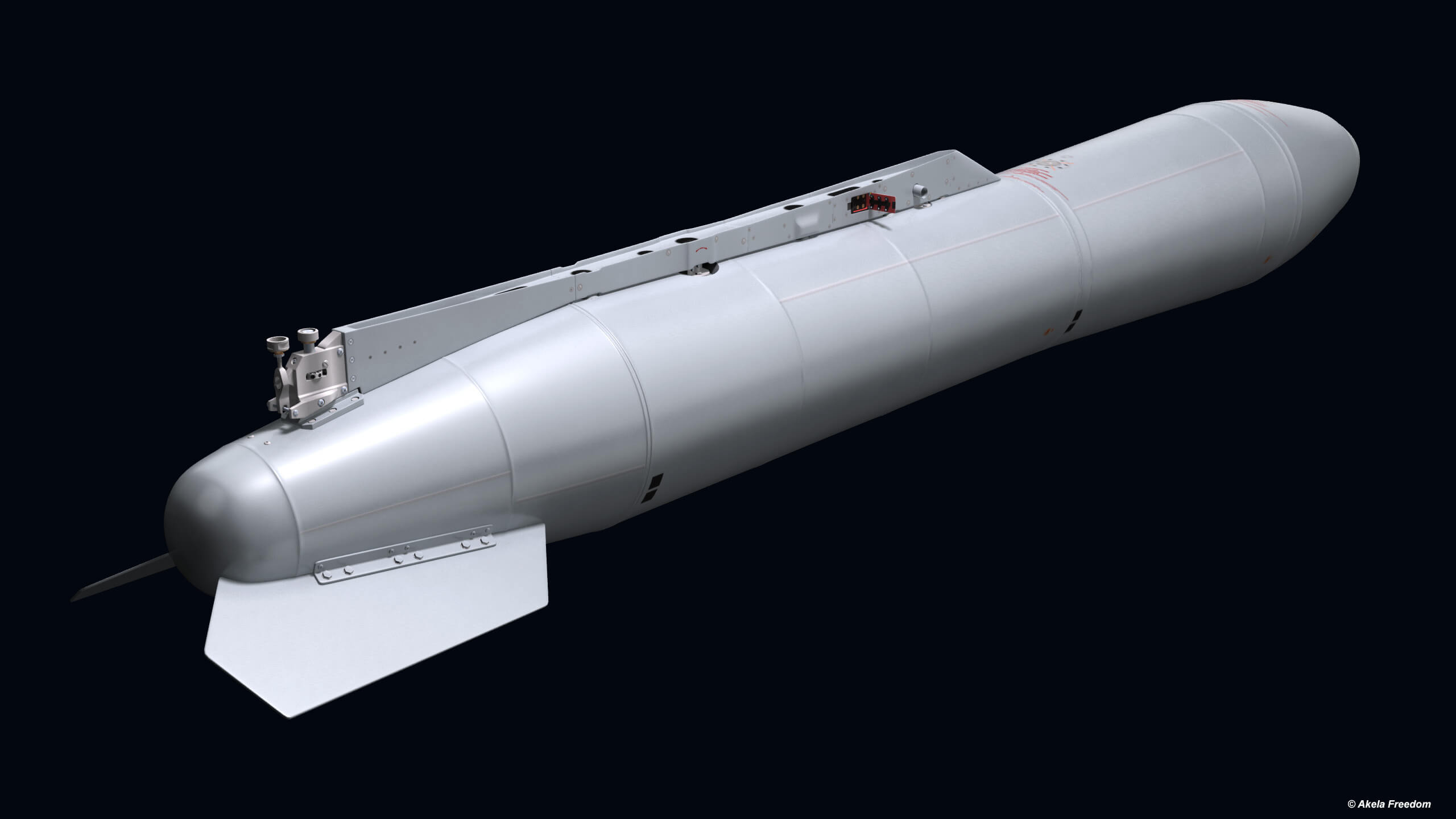 Fuel Tanks RPL-541-542 With Pylone for Mirage-2000 3D Model by Akela Freedom