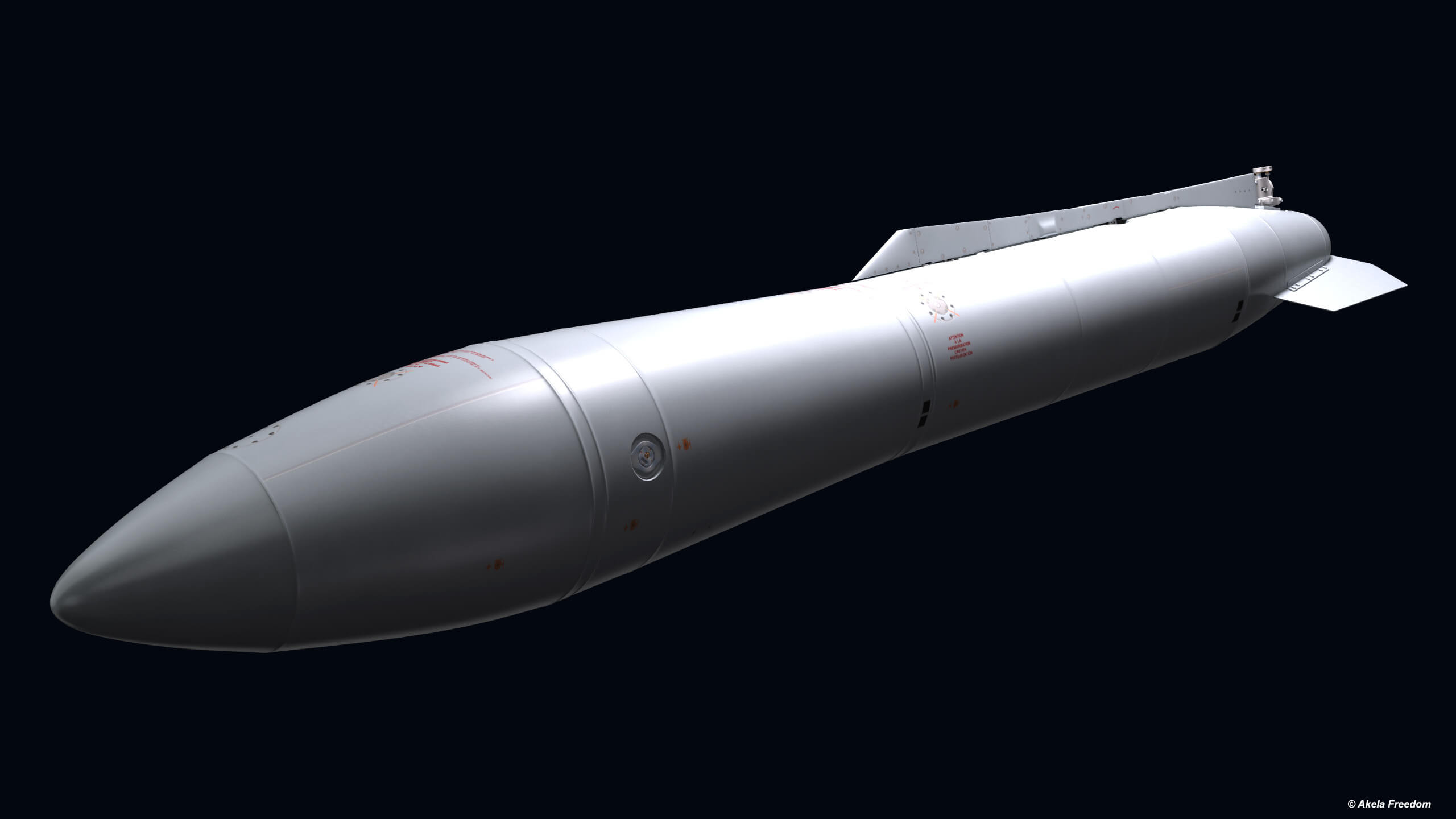 Fuel Tanks RPL-541-542 With Pylone for Mirage-2000 3D Model by Akela Freedom