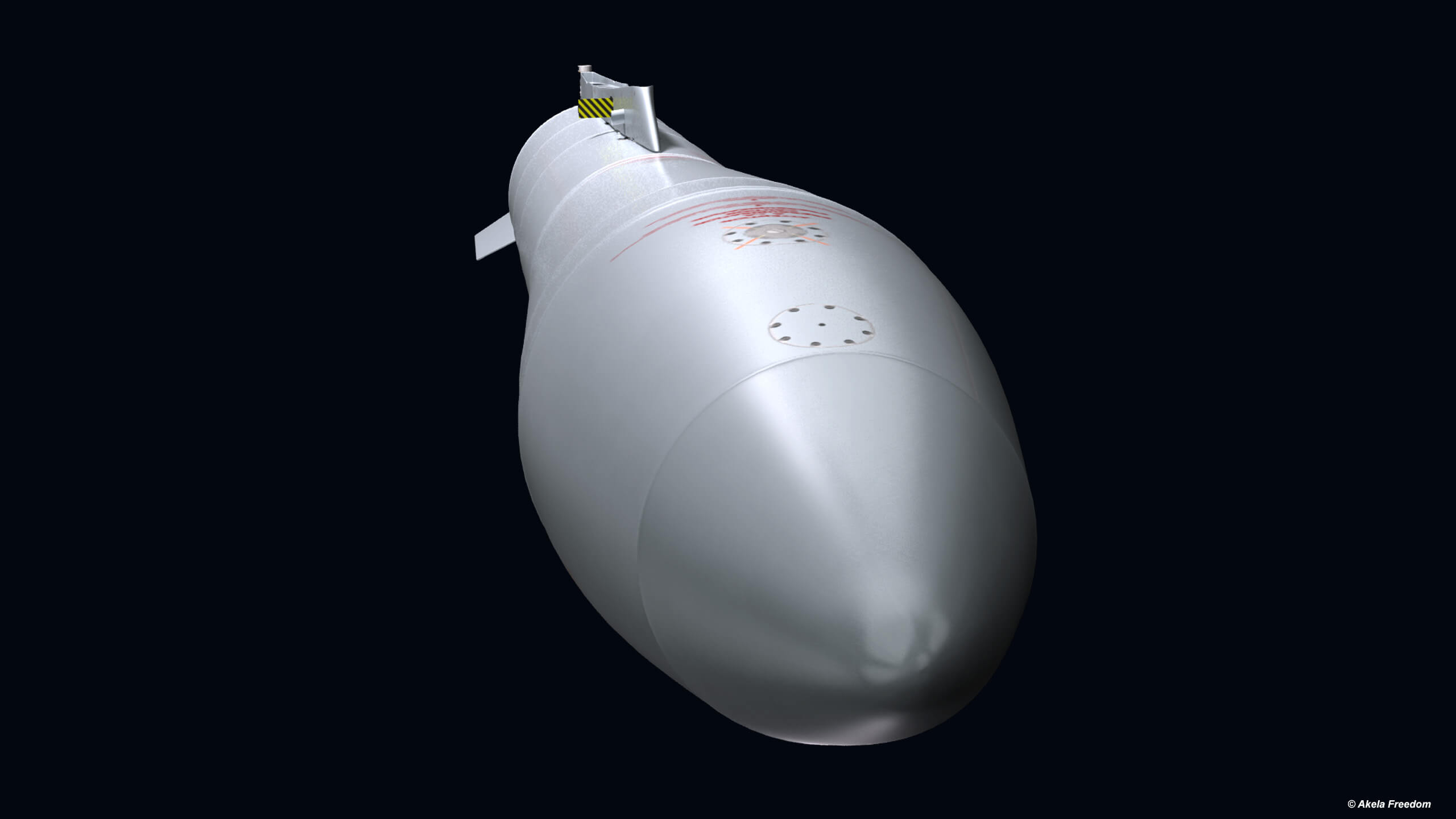 Fuel Tanks RPL-541-542 With Pylone for Mirage-2000 3D Model by Akela Freedom