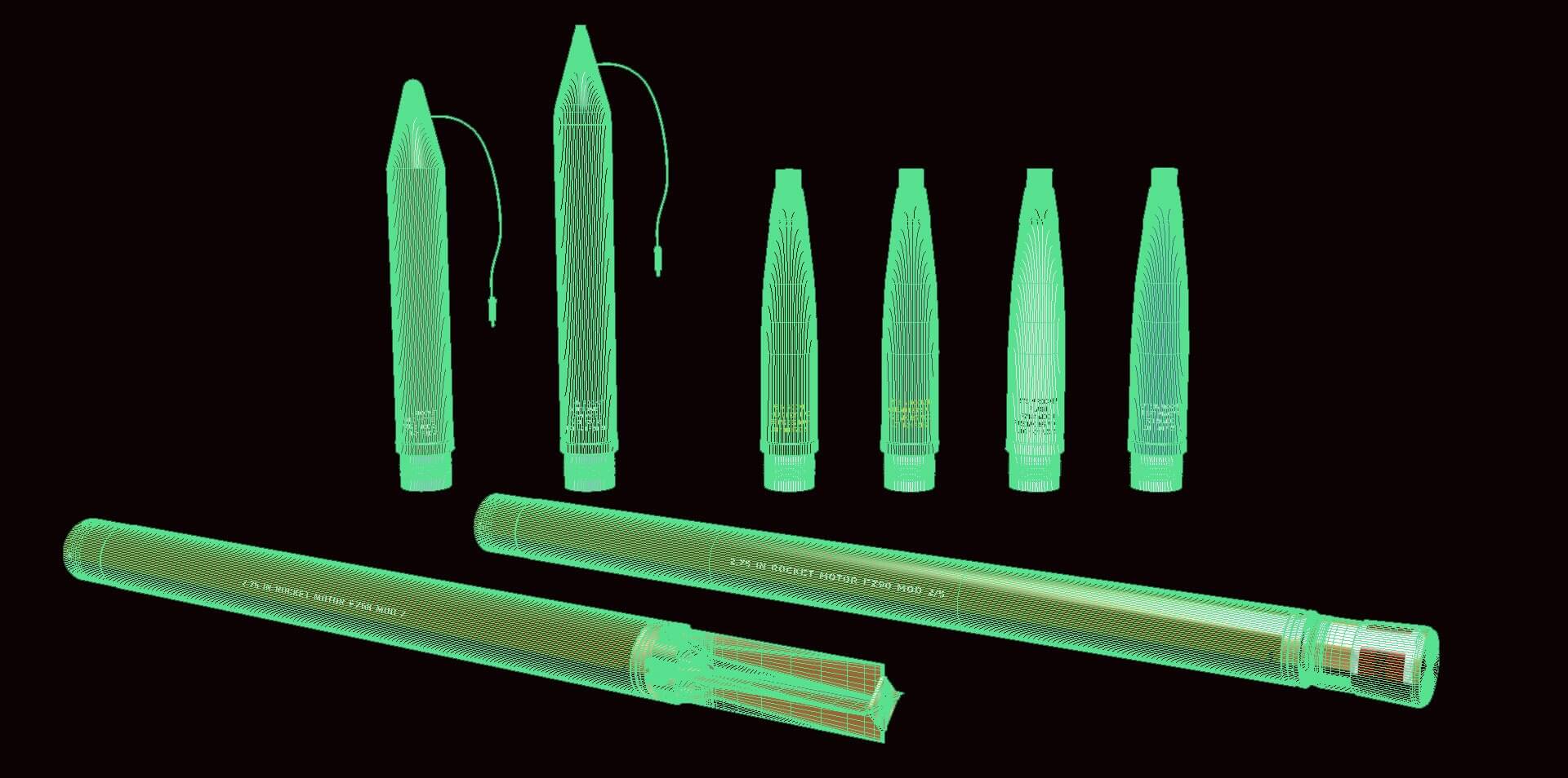 FZ Unguided Rockets - 3D Model by Akela Freedom