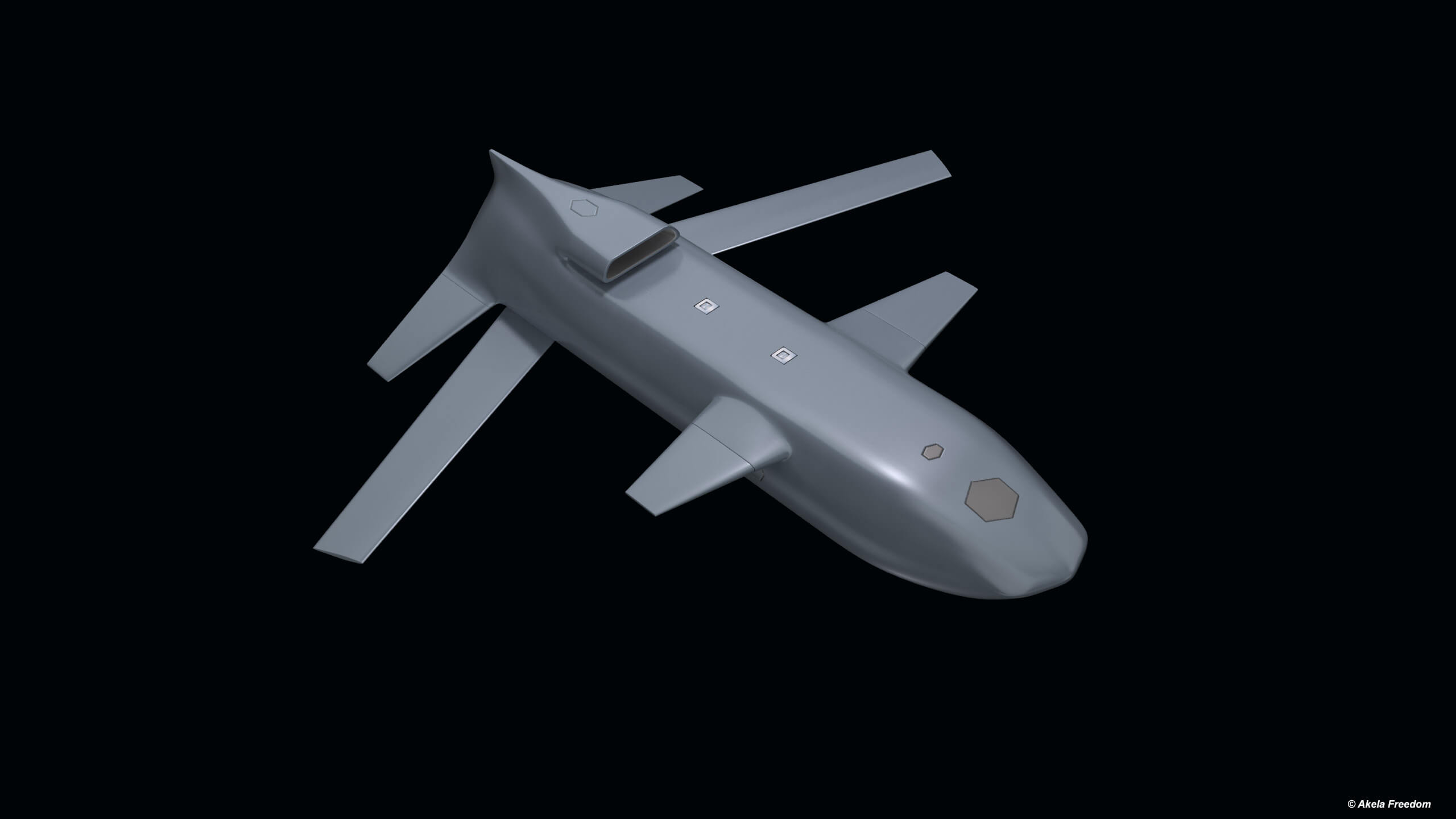 GA-Asi Longshot 3D Model by Akela Freedom