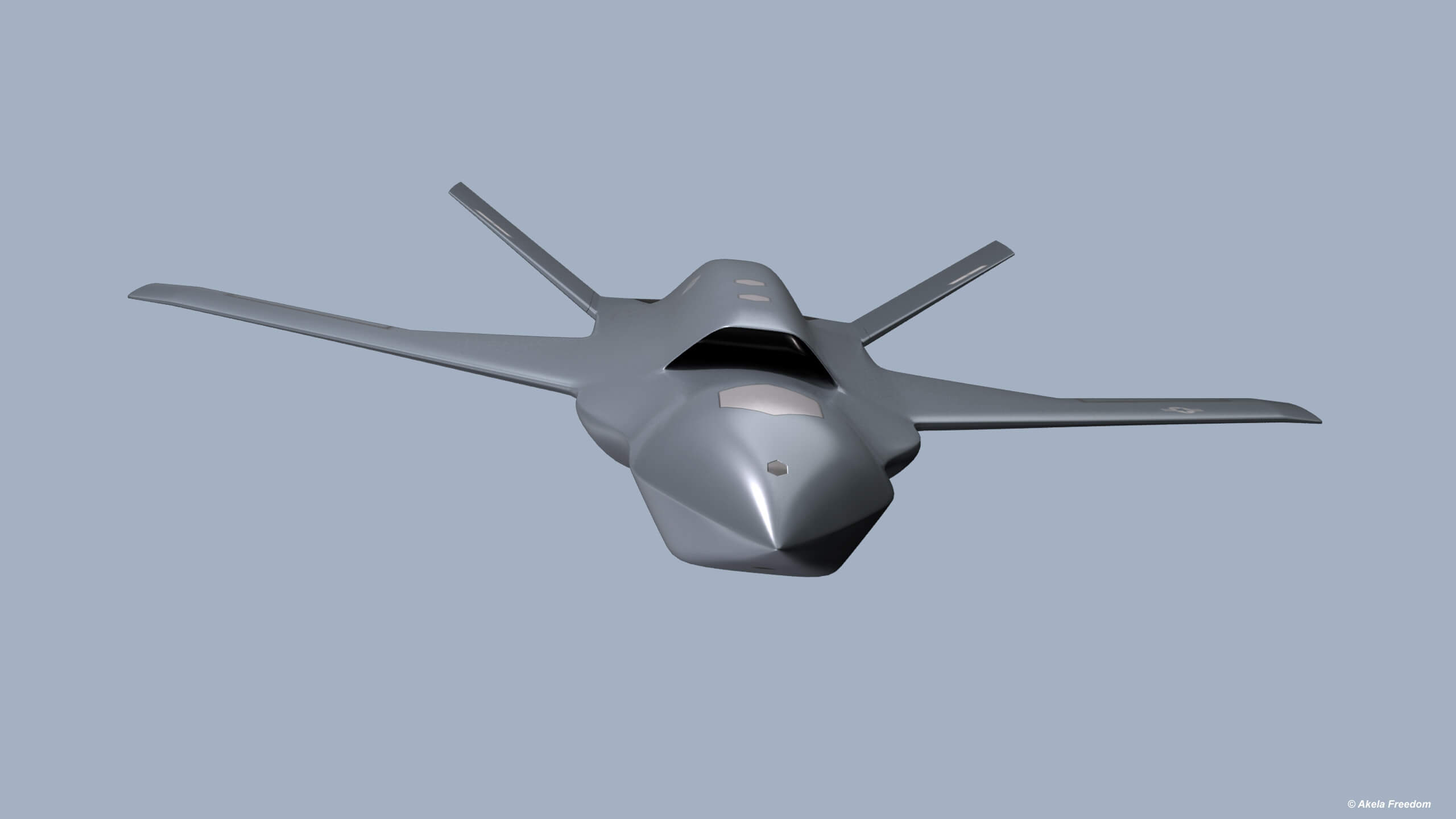 Gambit 1 UAV - 3D Model by Akela Freedom