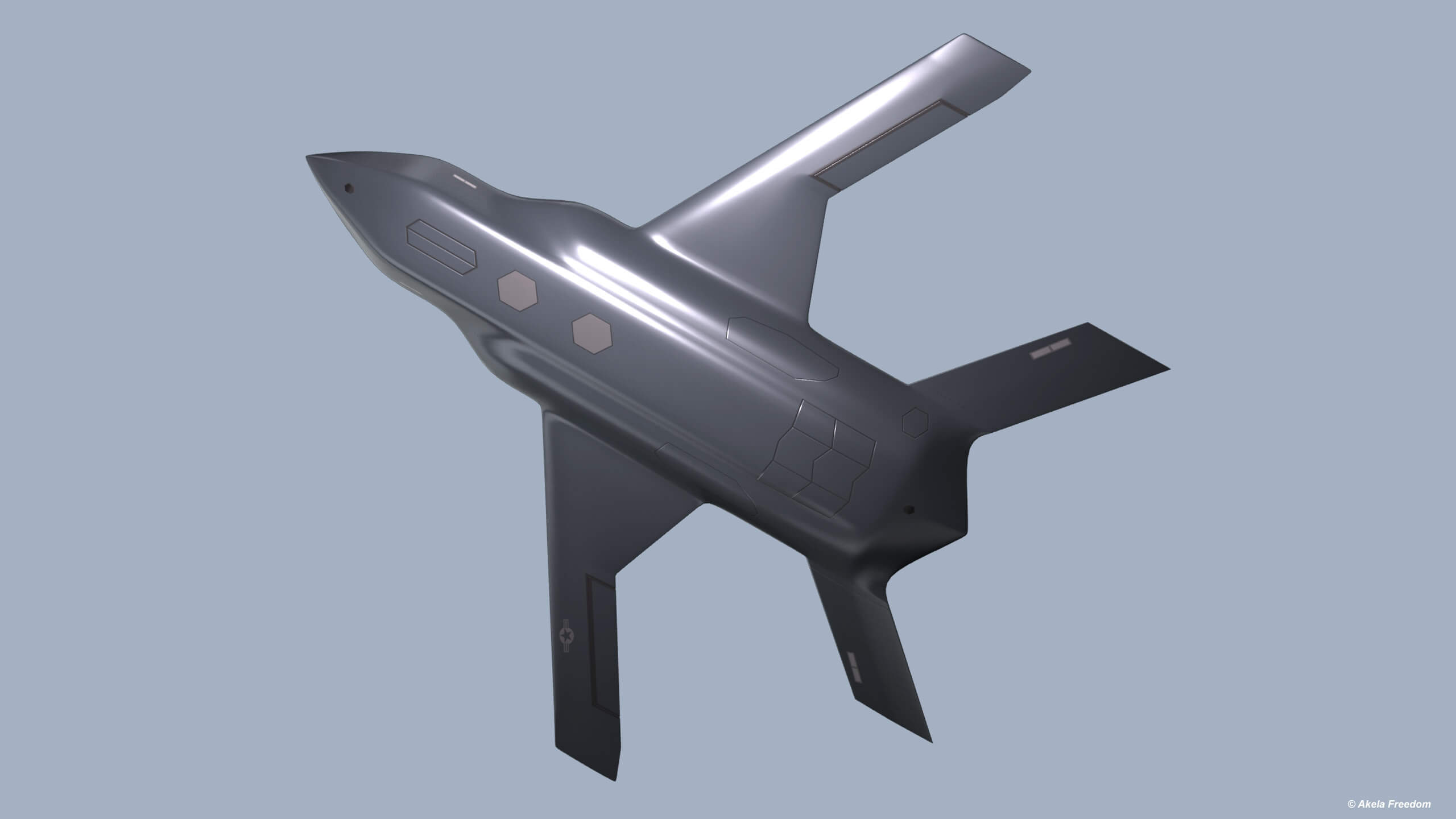 Gambit 1 UAV - 3D Model by Akela Freedom