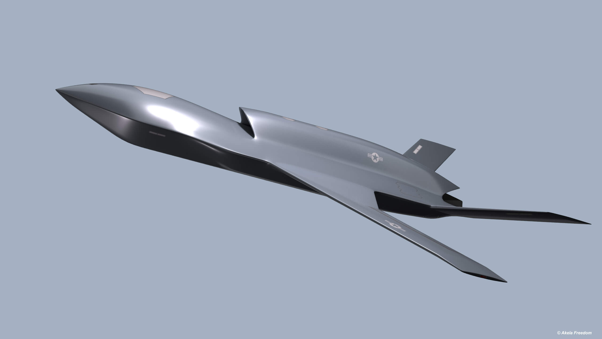 Gambit 1 UAV - 3D Model by Akela Freedom