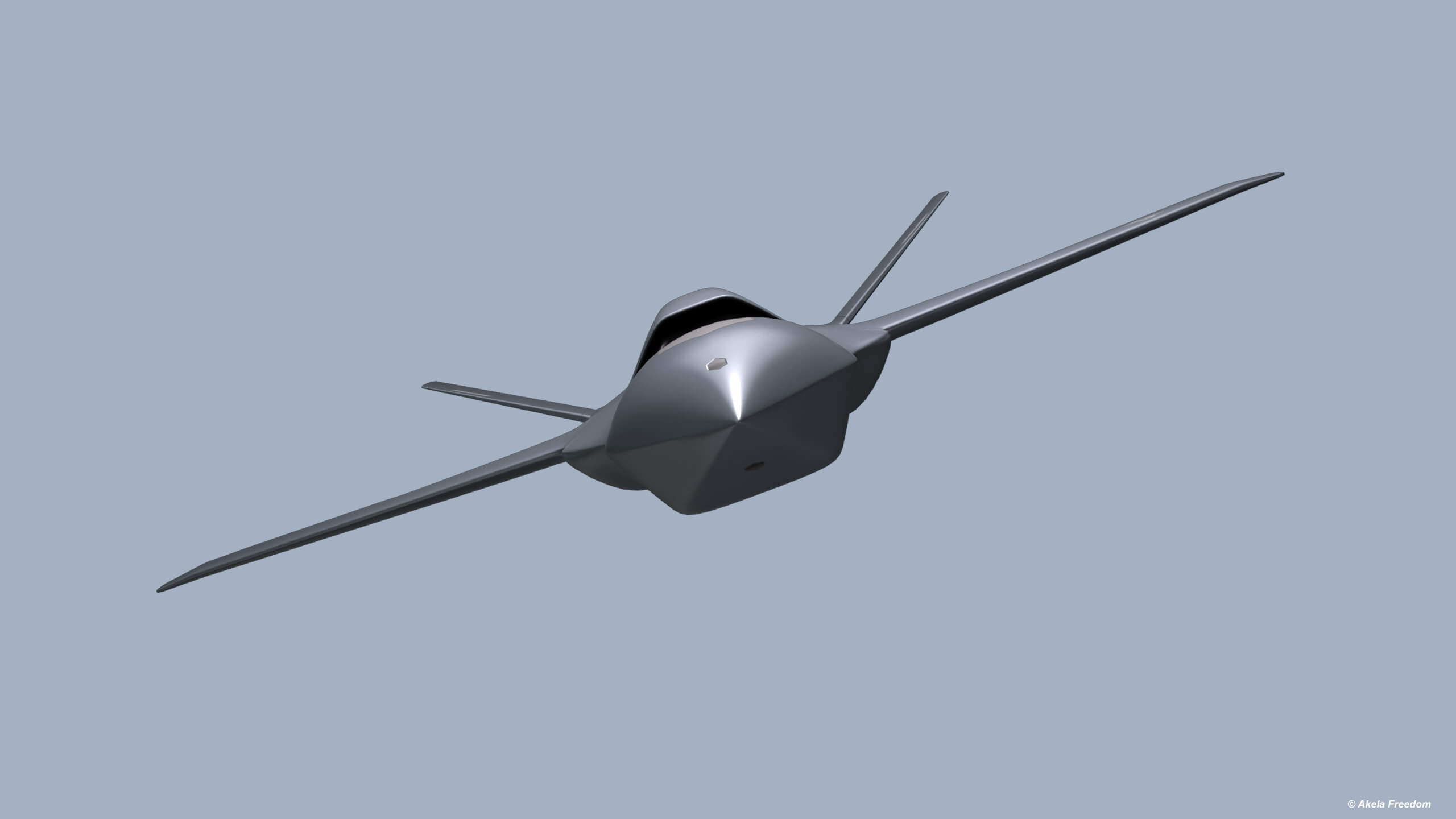 Gambit 1 UAV - 3D Model by Akela Freedom