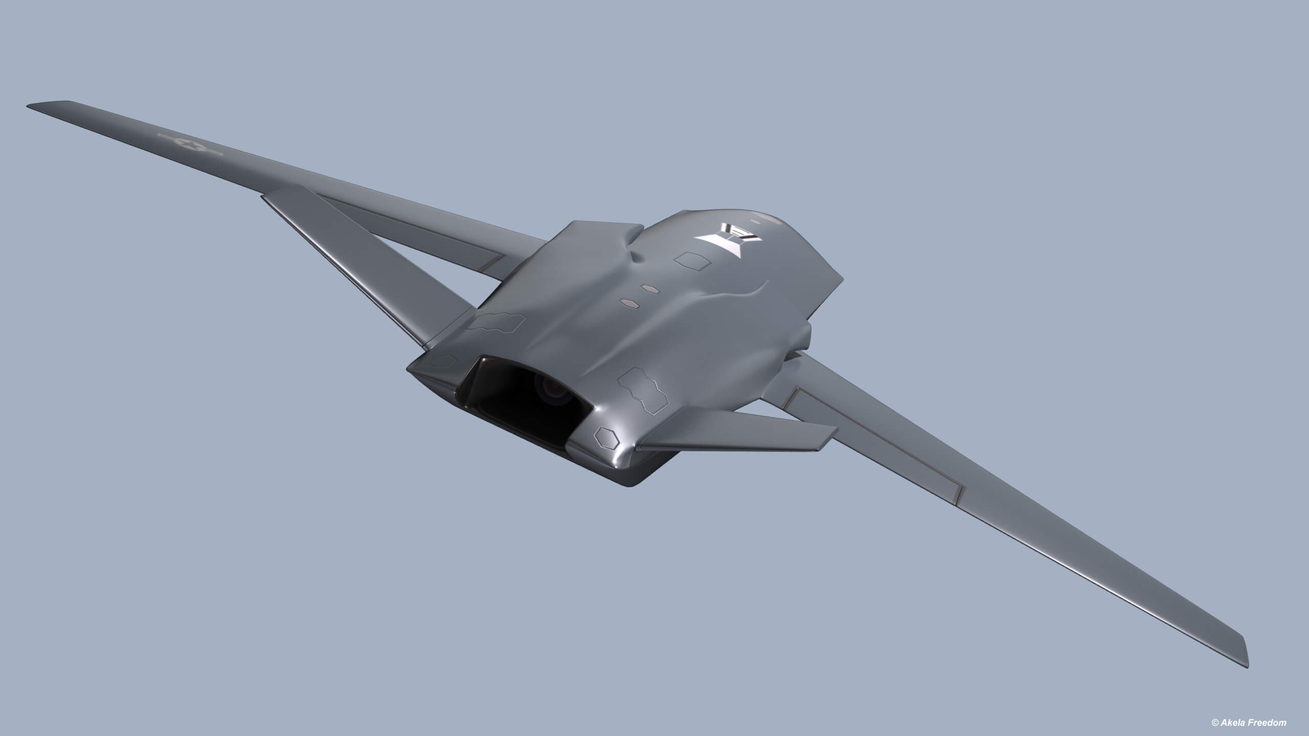 Gambit 2 UCAV - 3D Model by Akela Freedom