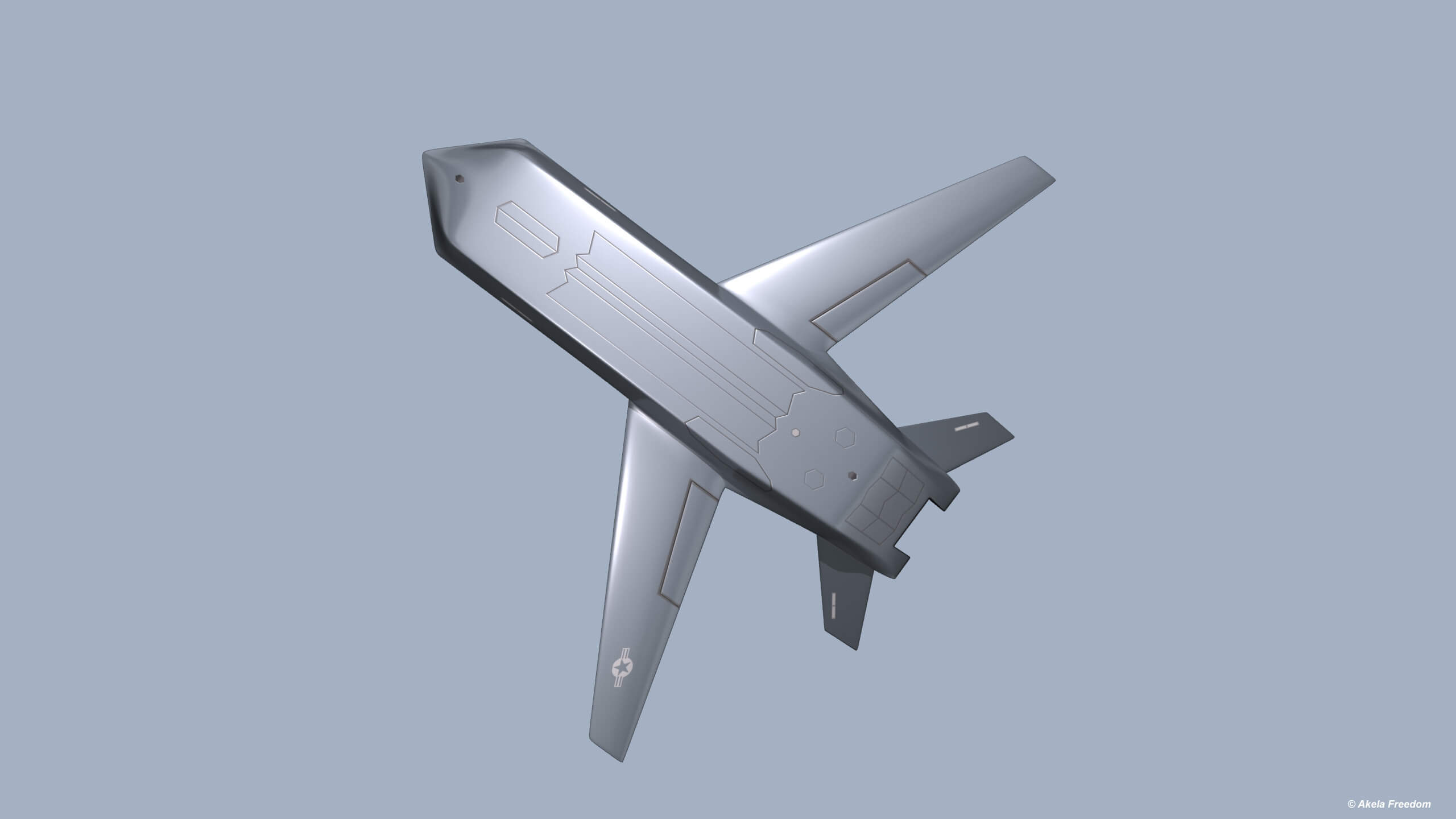 Gambit 2 UCAV - 3D Model by Akela Freedom