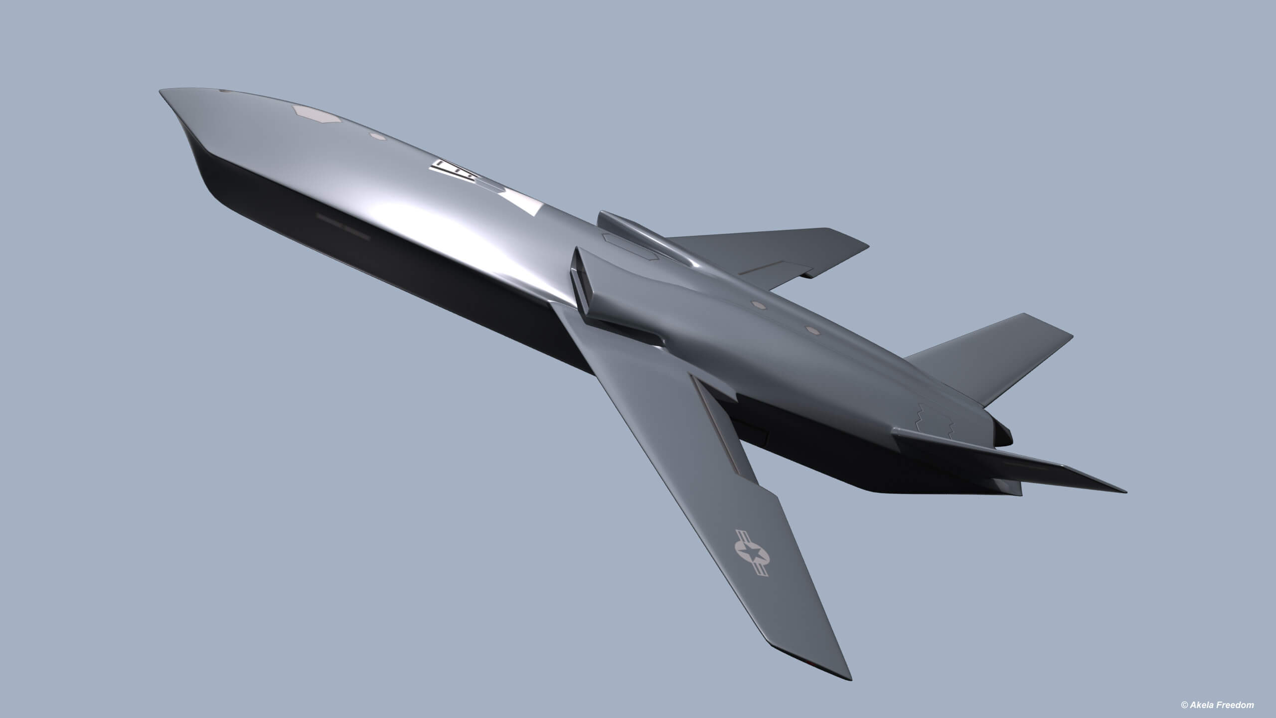 Gambit 2 UCAV - 3D Model by Akela Freedom