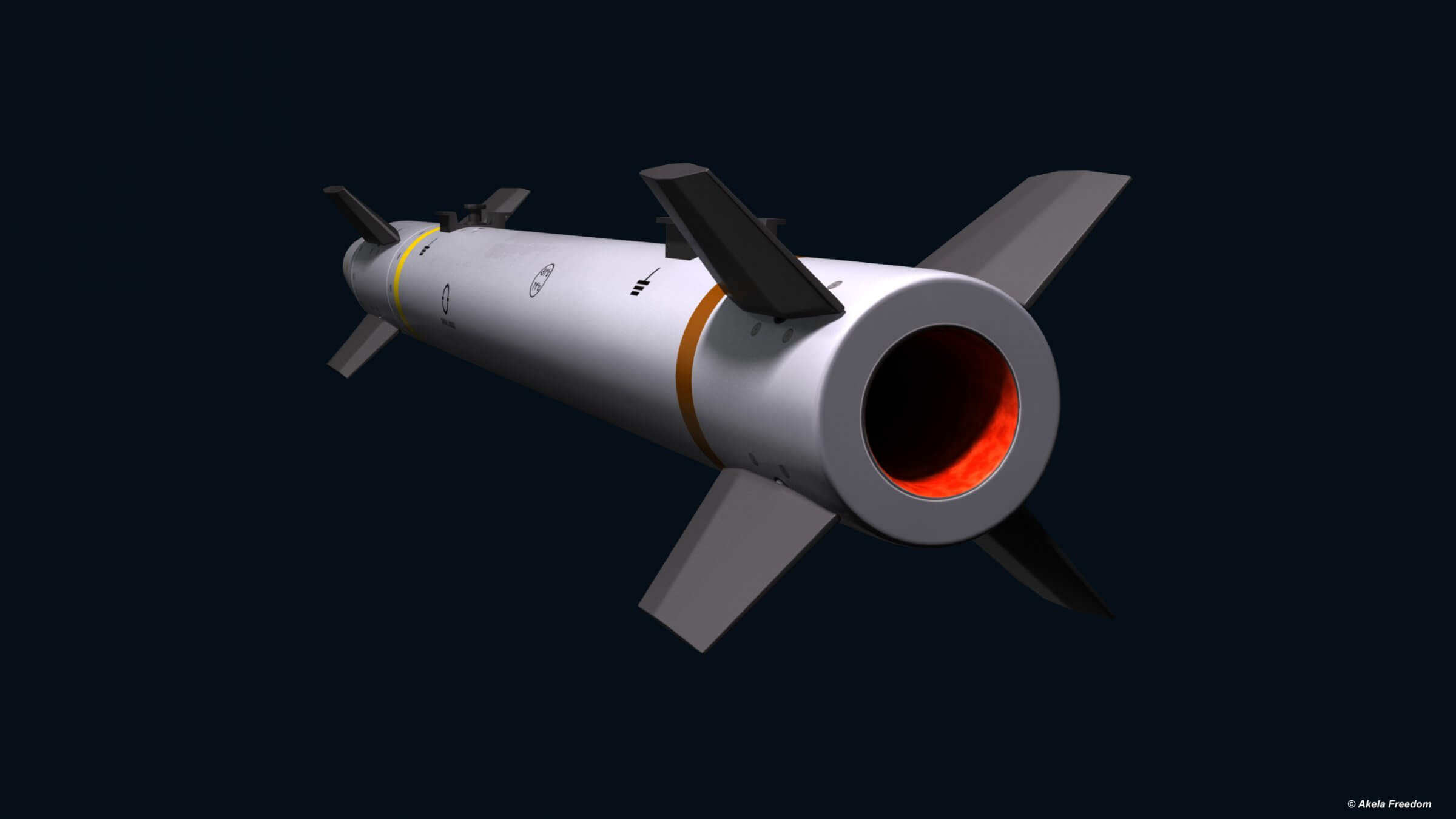 Hard Kill Anti-Missile System (HKAMS) 3D Model by Akela Freedom