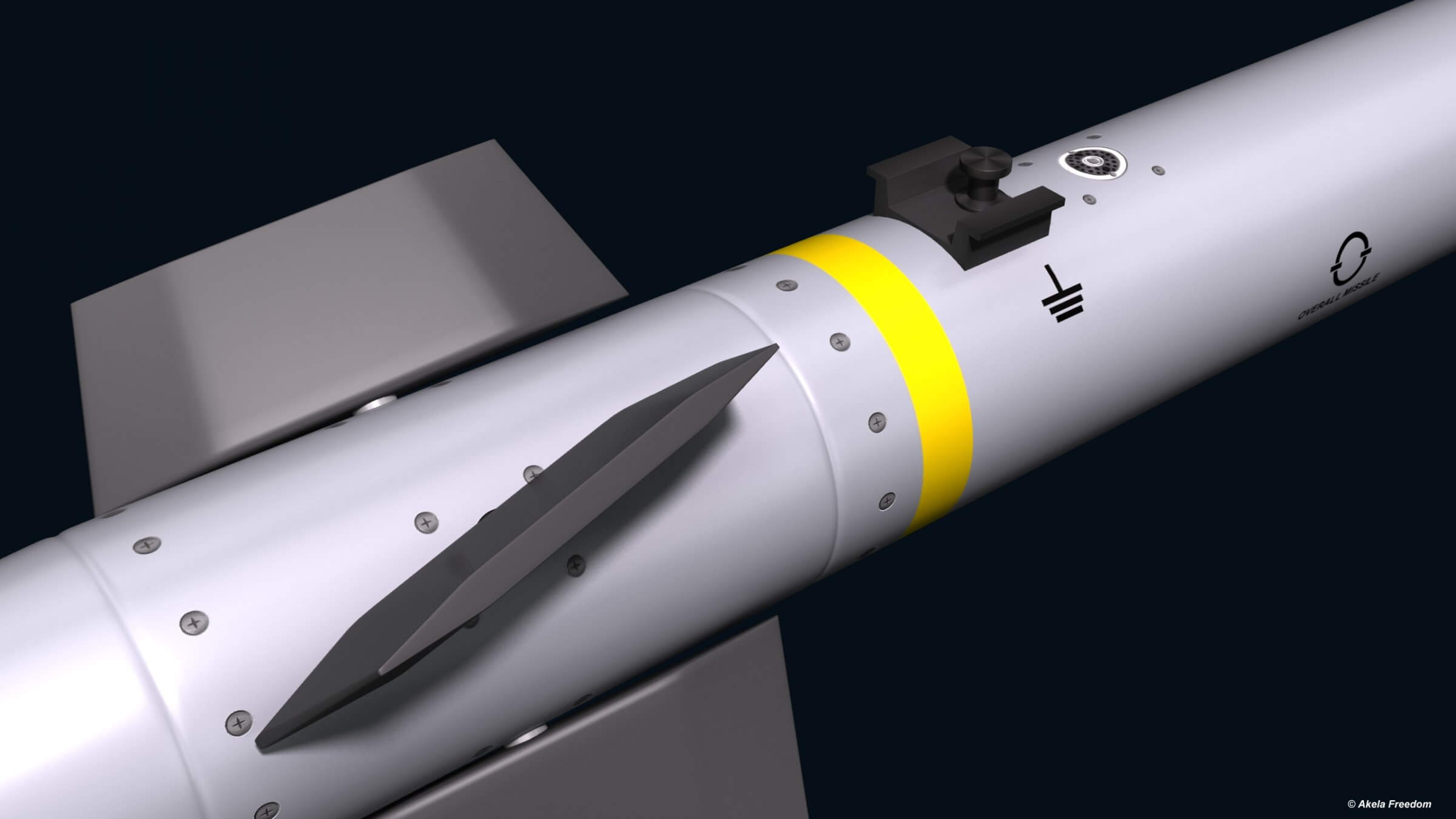 Hard Kill Anti-Missile System (HKAMS) 3D Model by Akela Freedom