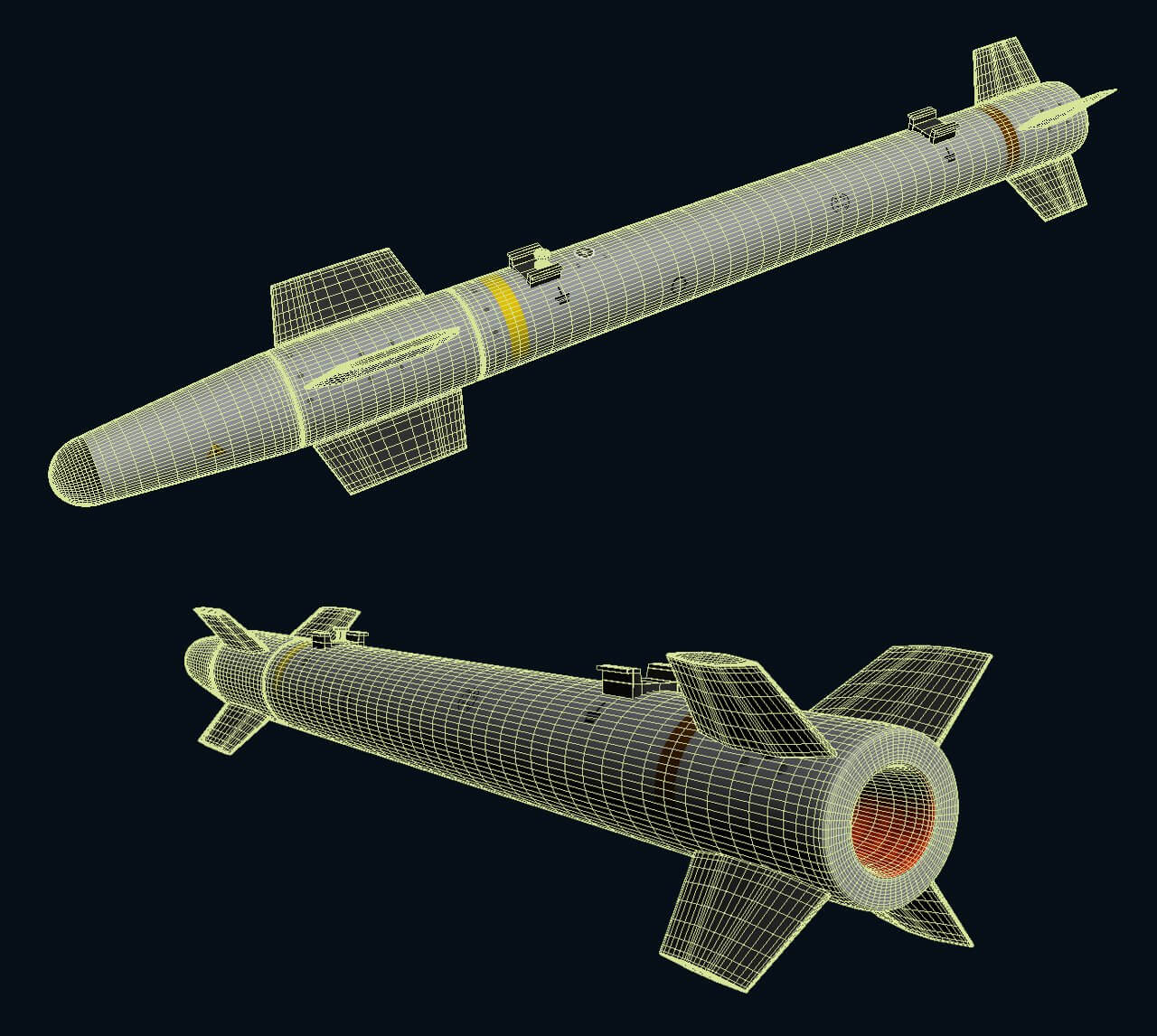 Hard Kill Anti-Missile System (HKAMS) 3D Model by Akela Freedom