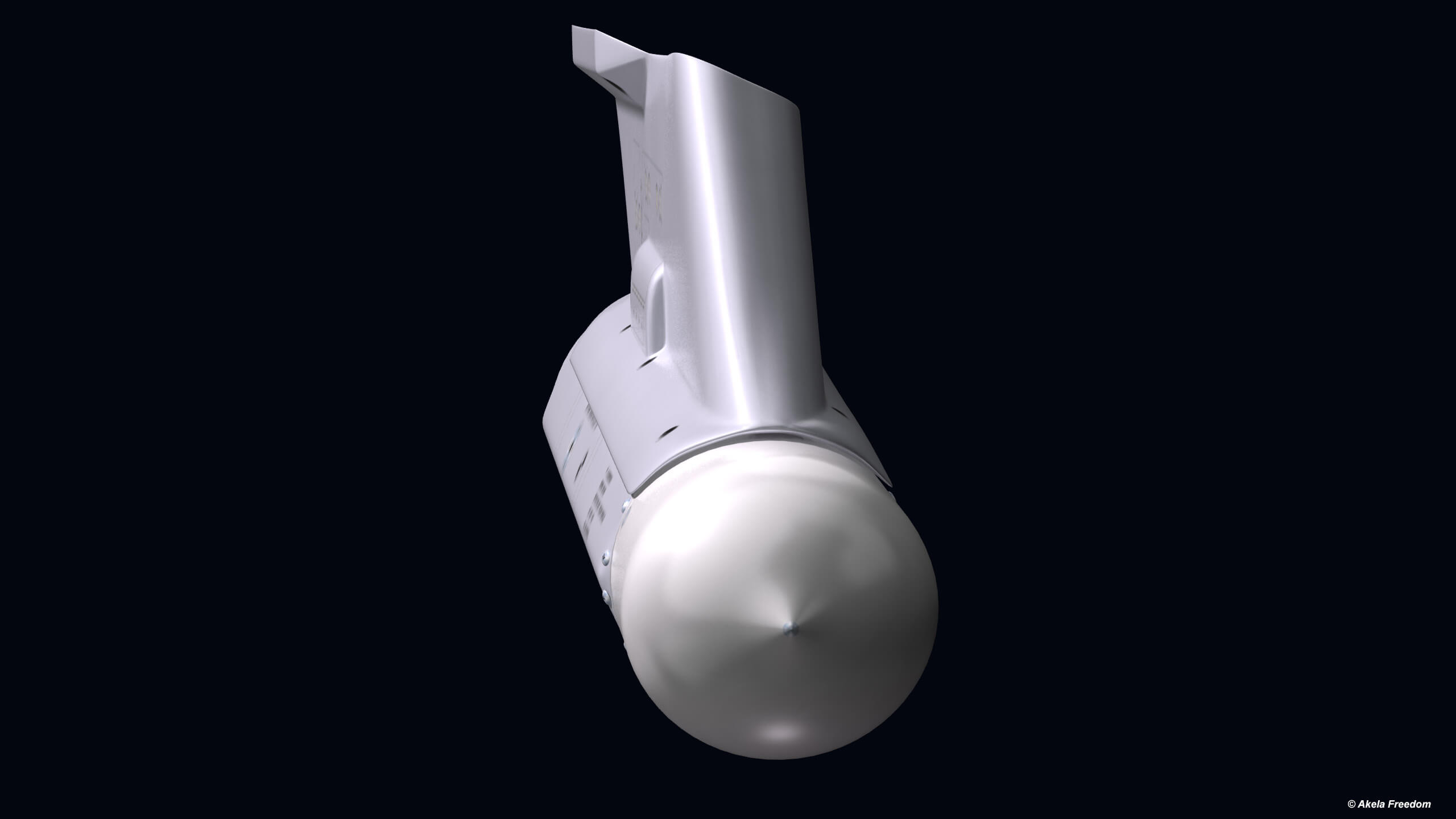 HARM Targeting System Asq-213A 3D Model by Akela Freedom