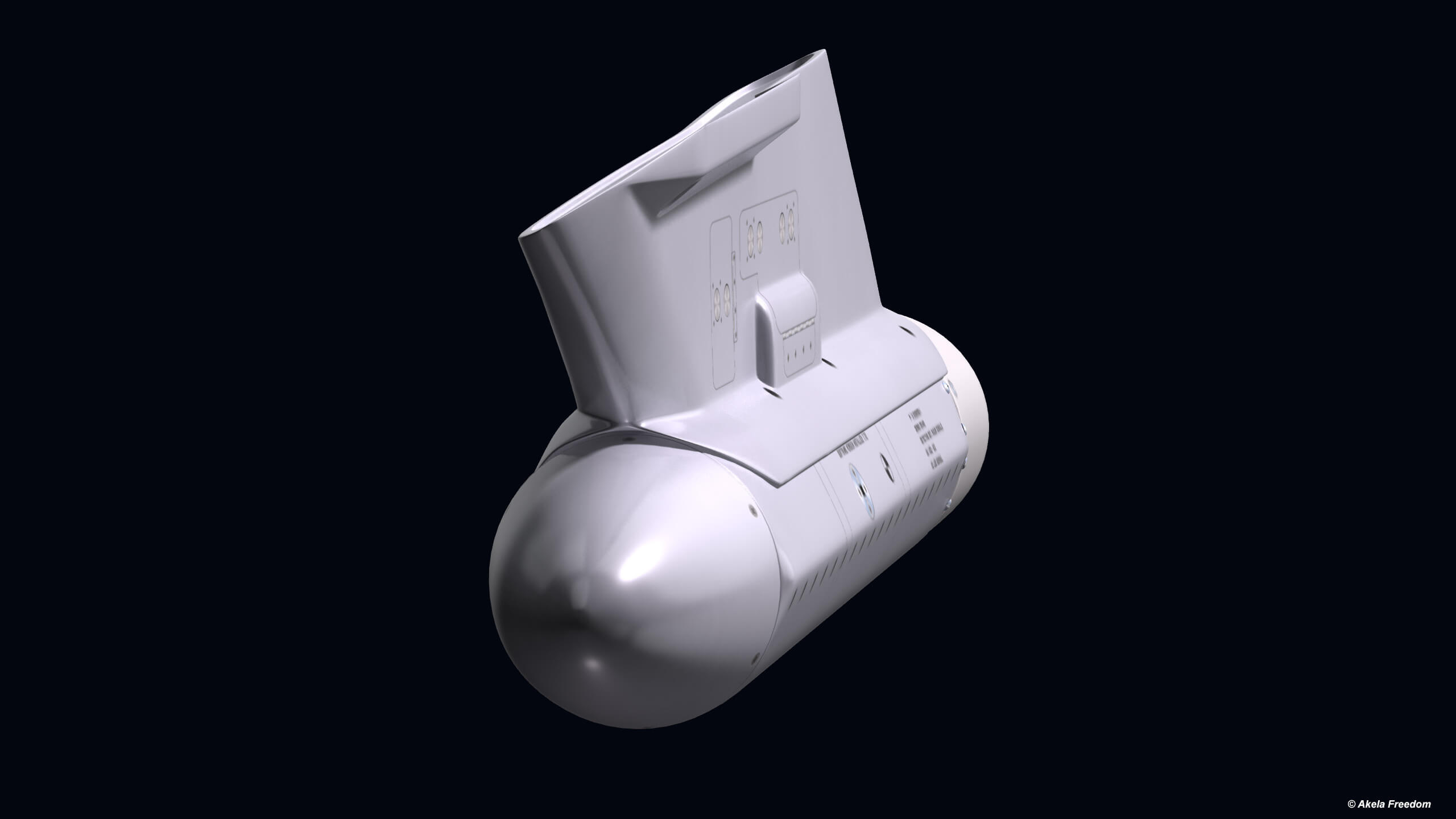 HARM Targeting System Asq-213A 3D Model by Akela Freedom