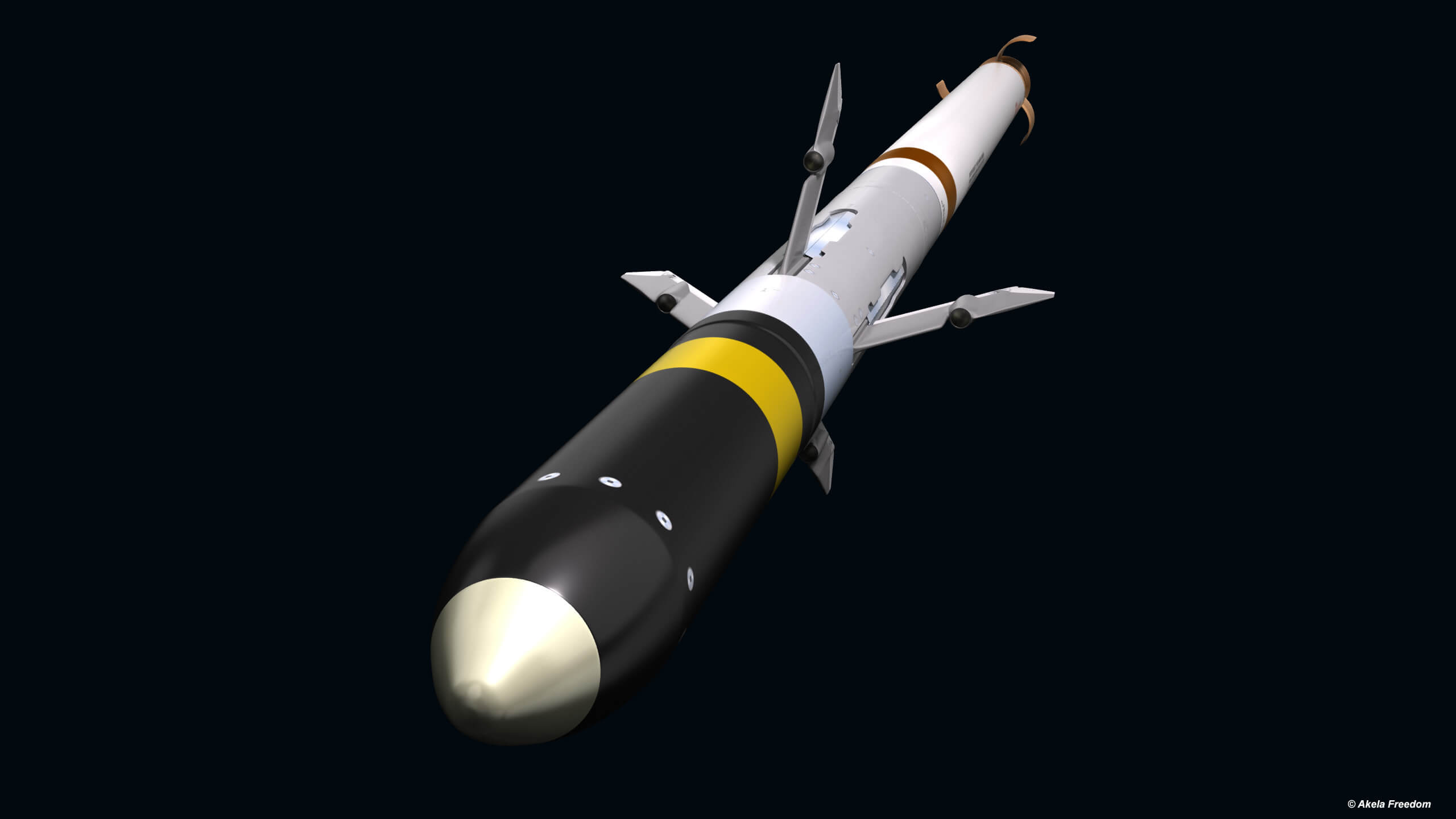 HEAT APAM Warhead for Hydra 70 APKWS II - 3D Model by Akela Freedom