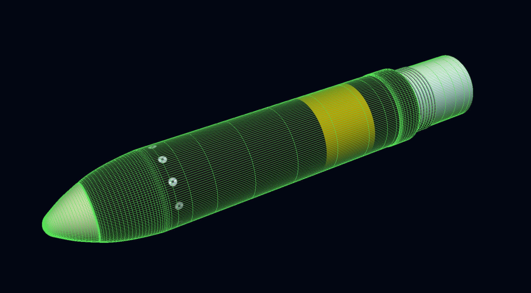 HEAT APAM Warhead for Hydra 70 APKWS II - 3D Model by Akela Freedom