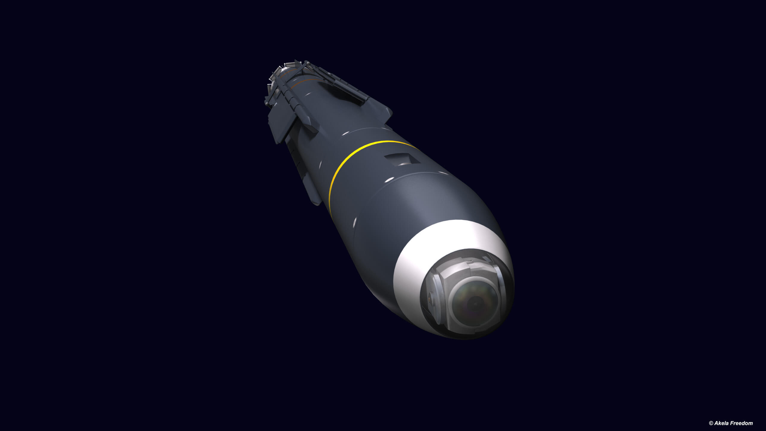 Interactive Defense and Attack System for Submarines - 3D Model by ...