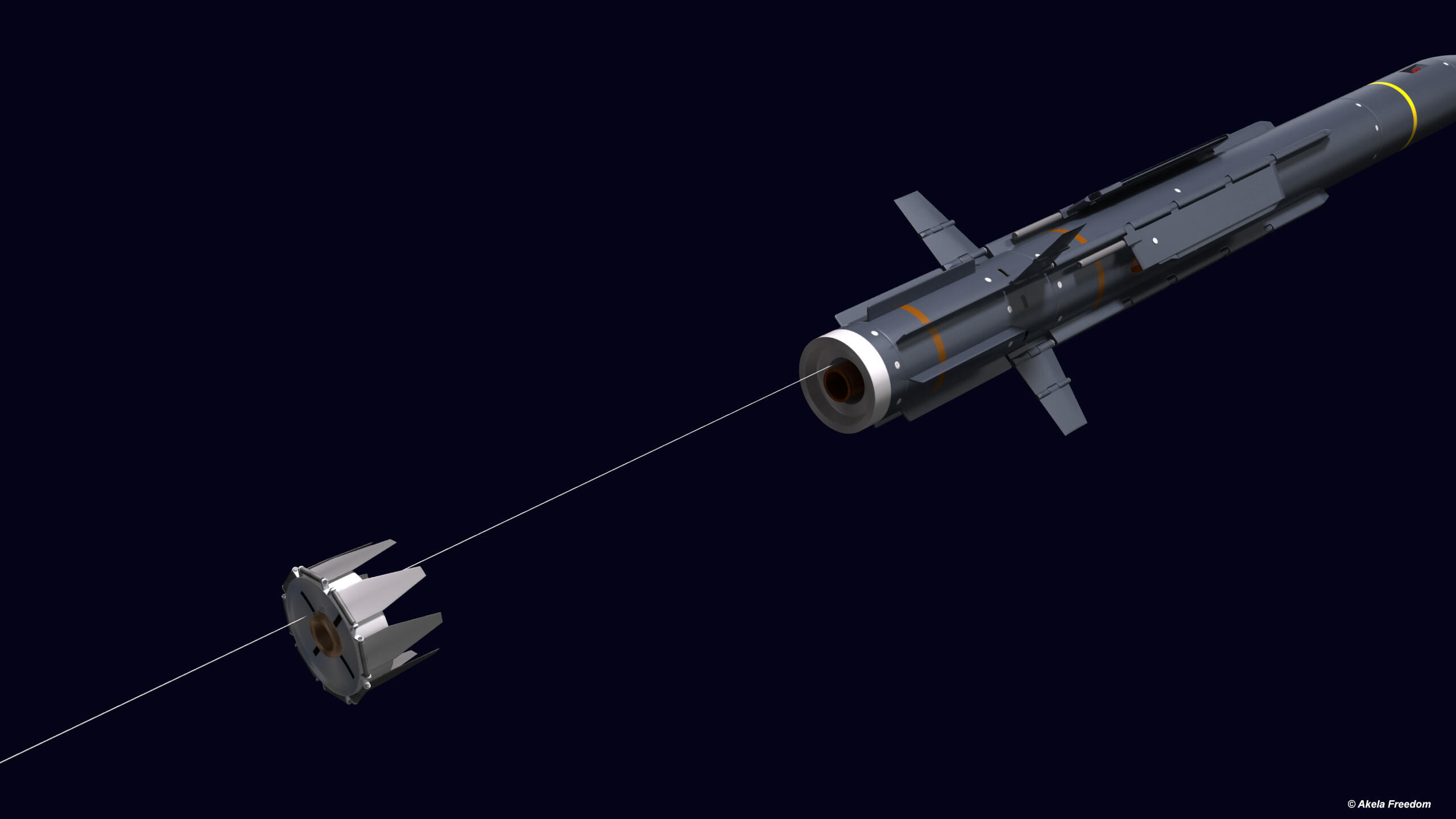 Interactive Defense and Attack System for Submarines - 3D Model by ...