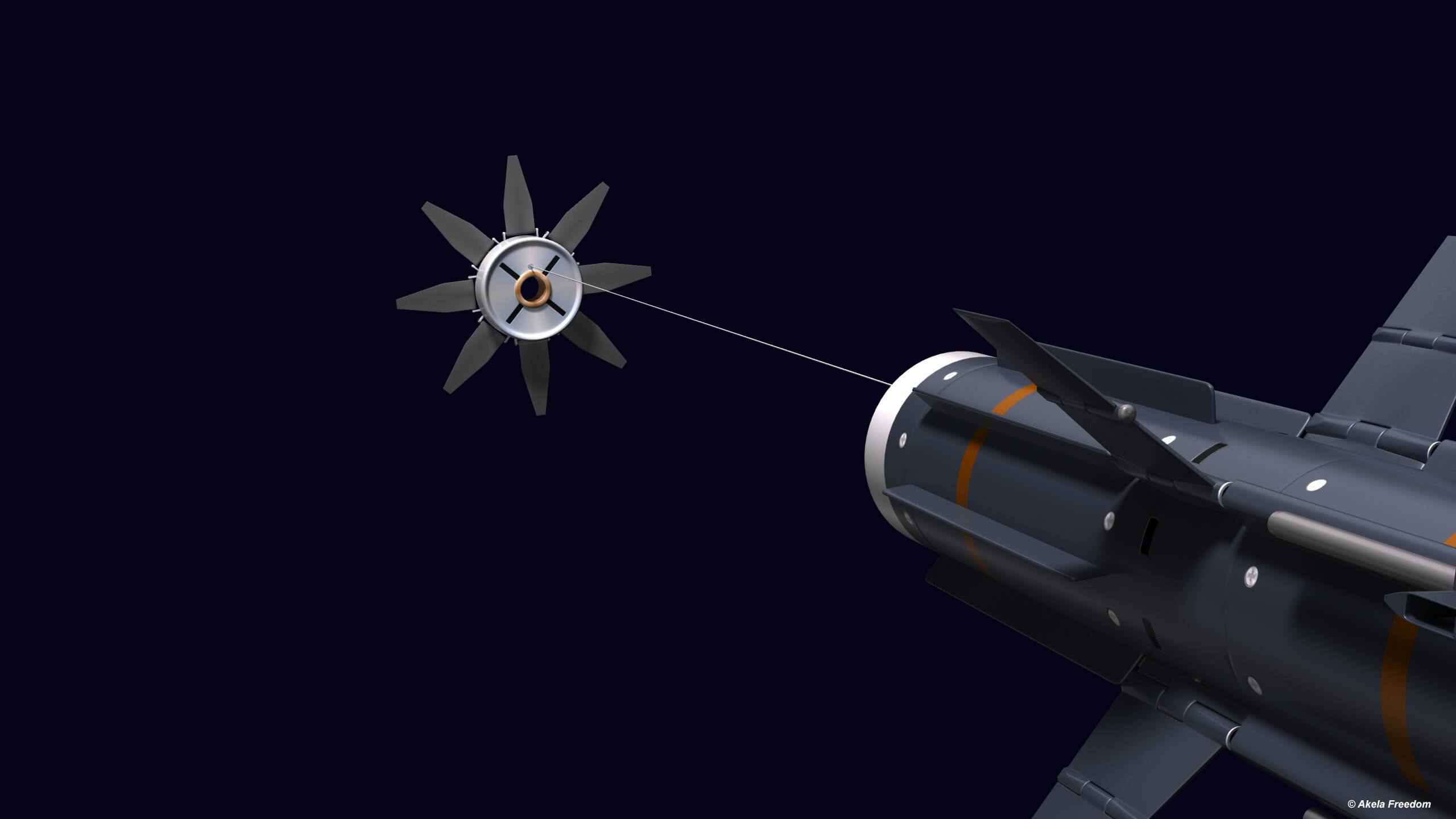 Interactive Defense and Attack System for Submarines - 3D Model by ...