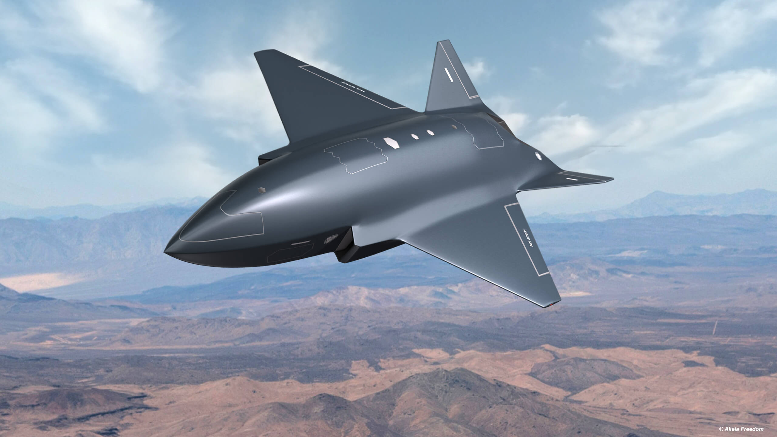 EDGE JENIAH UCAV - 3D Model by Akela Freedom