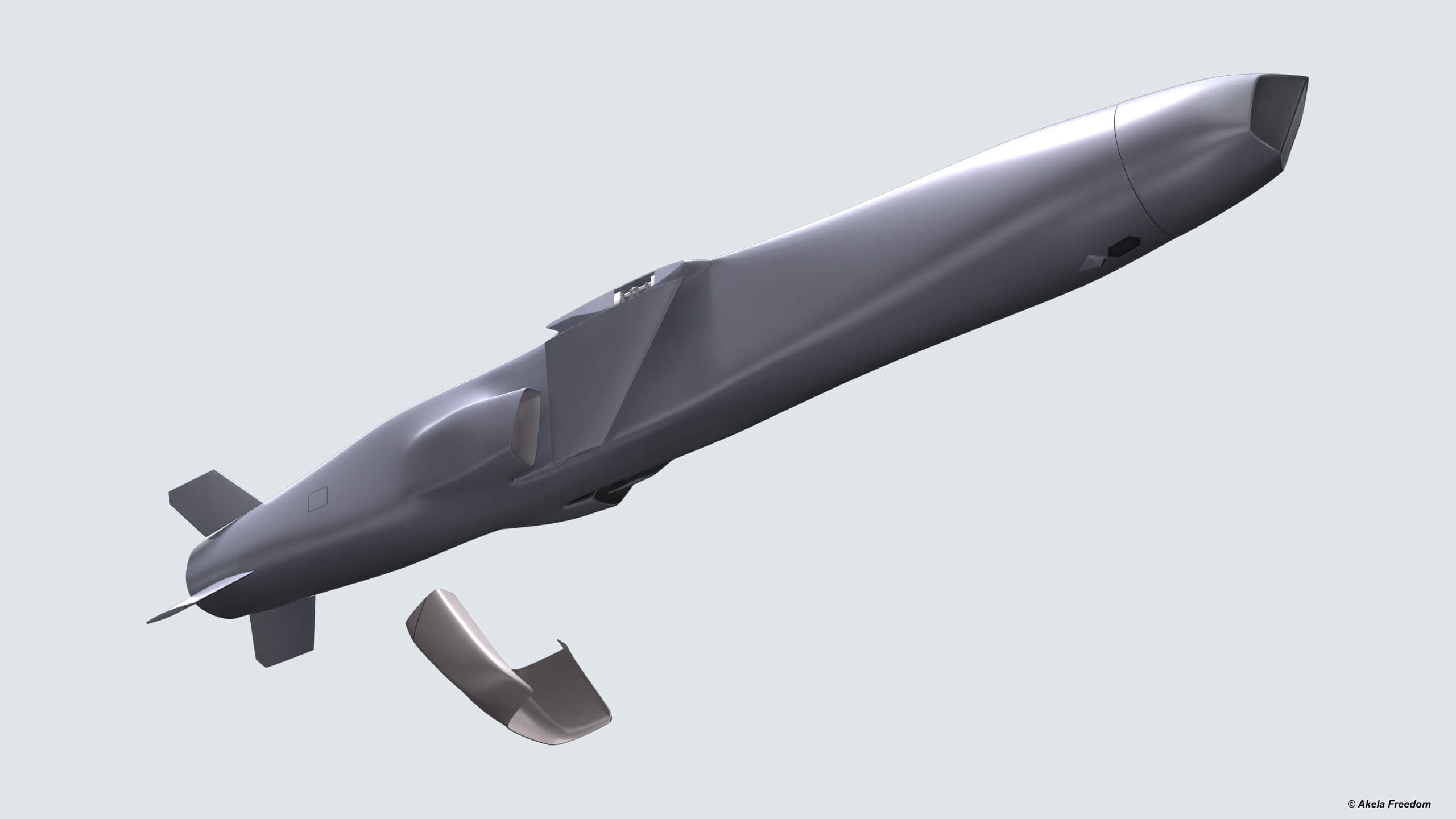 Joint Strike Missile - 3D Model by Akela Freedom