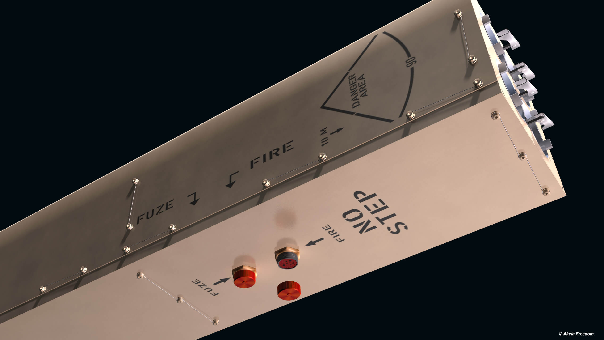 LAND-LGR4 Launcher 3D Model by Akela Freedom