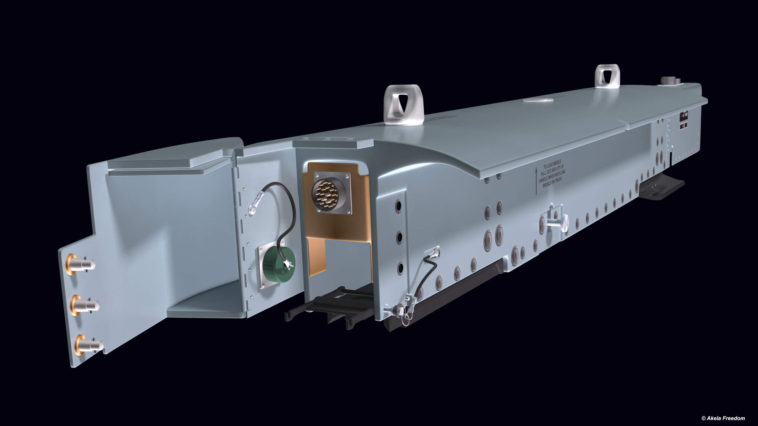 LAU-118 Launcher 3D Model by Akela Freedom