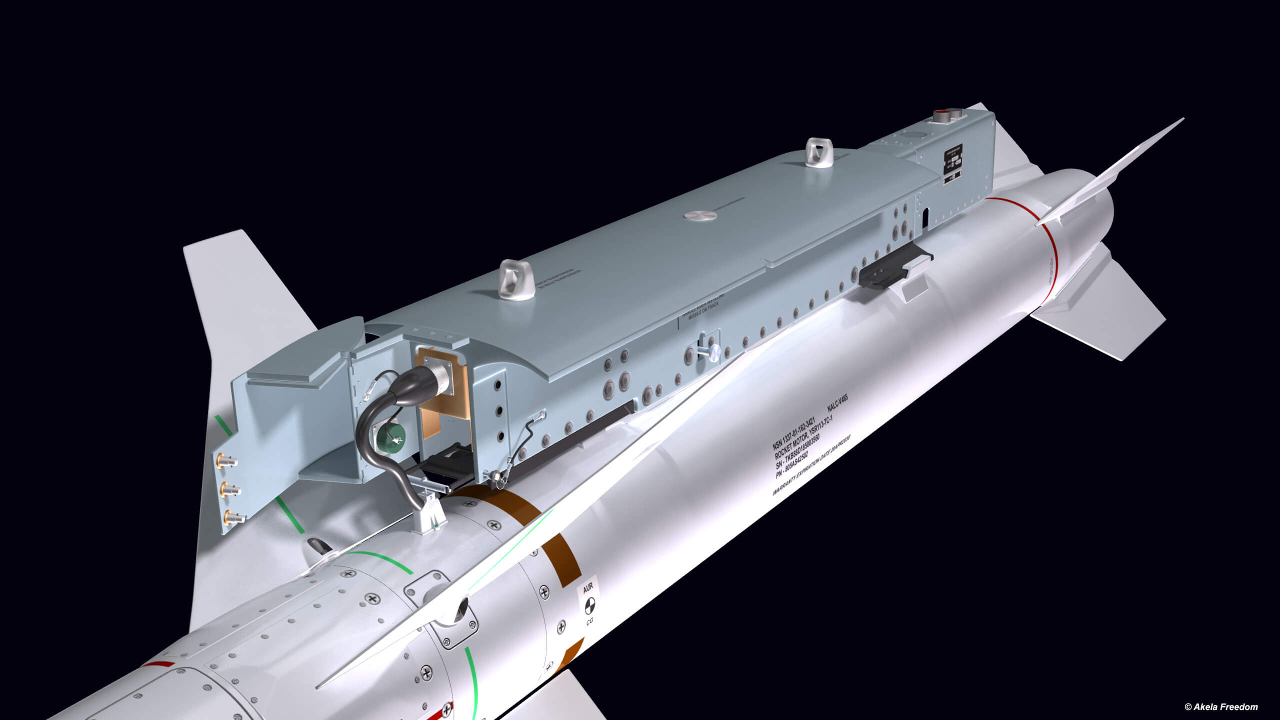 LAU-118 Launcher 3D Model by Akela Freedom