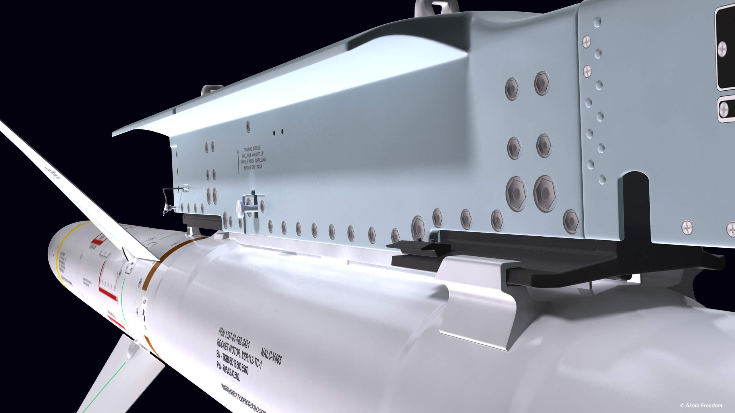 LAU-118 Launcher 3D Model by Akela Freedom