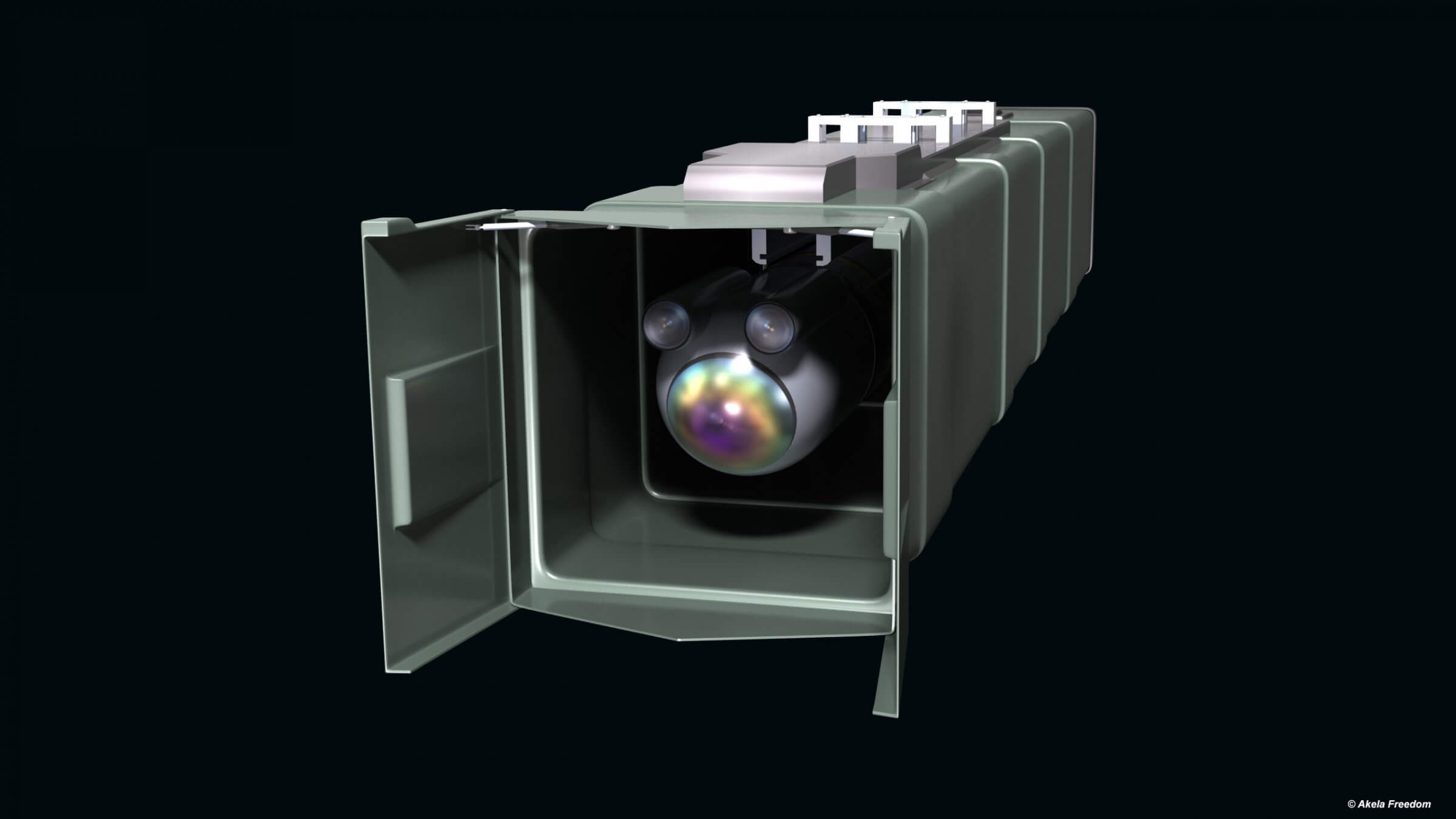 Launch Container For Akeron LP - 3D Model by Akela Freedom