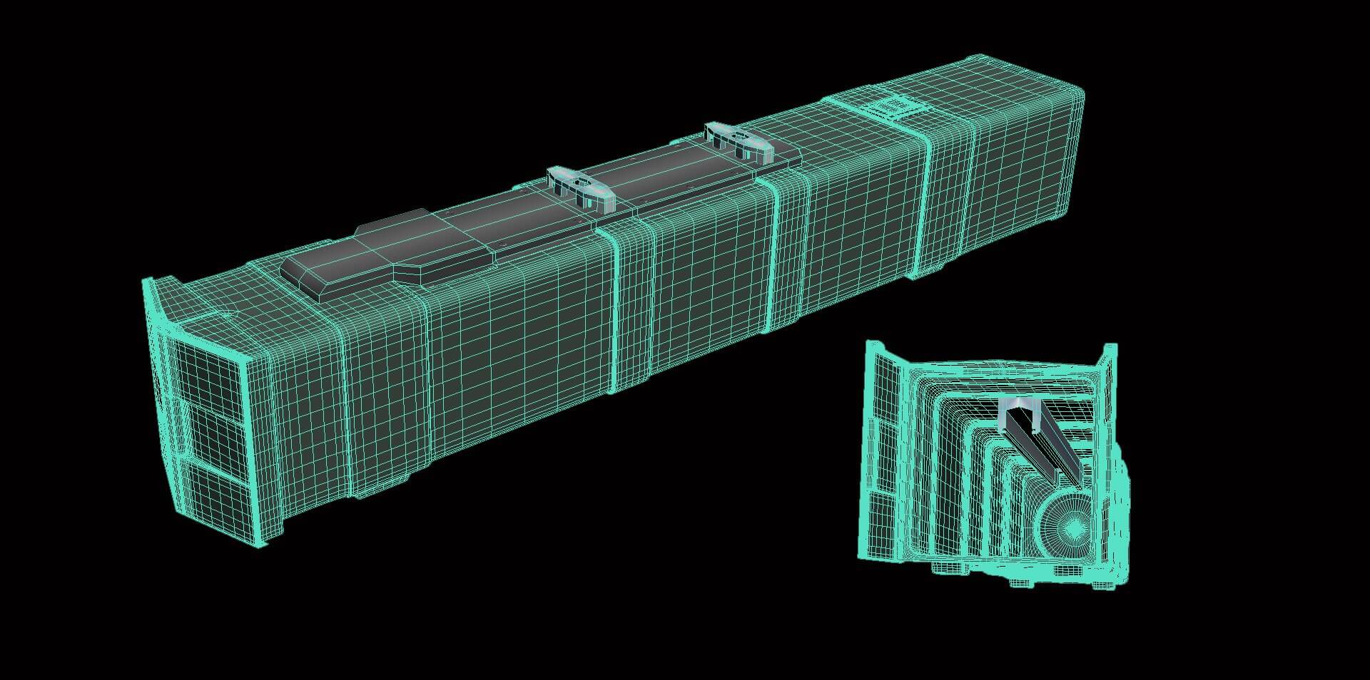 Launch Container For Akeron LP - 3D Model by Akela Freedom