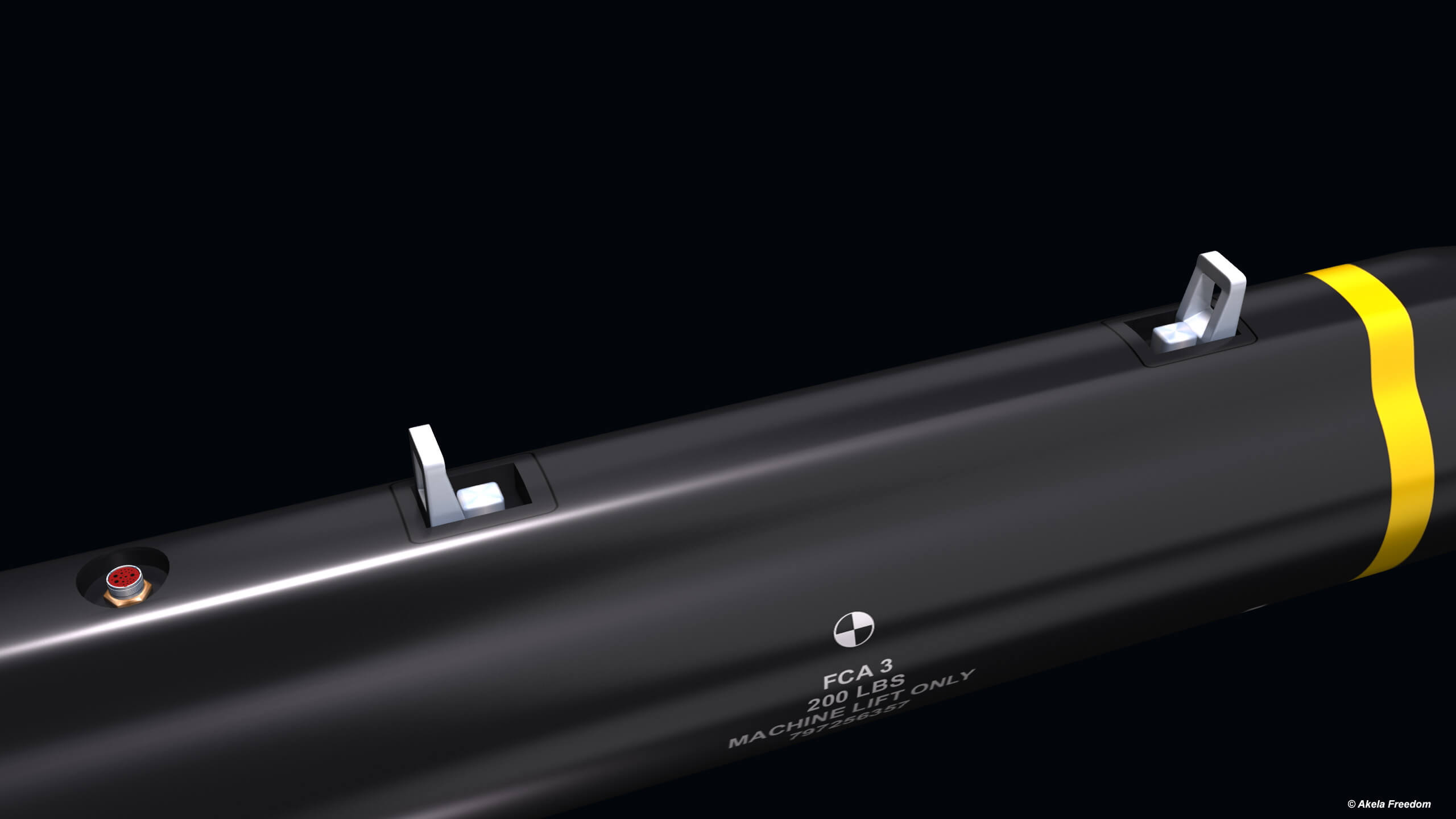 Lockheed Martin Mako Missile - 3D Model by Akela Freedom