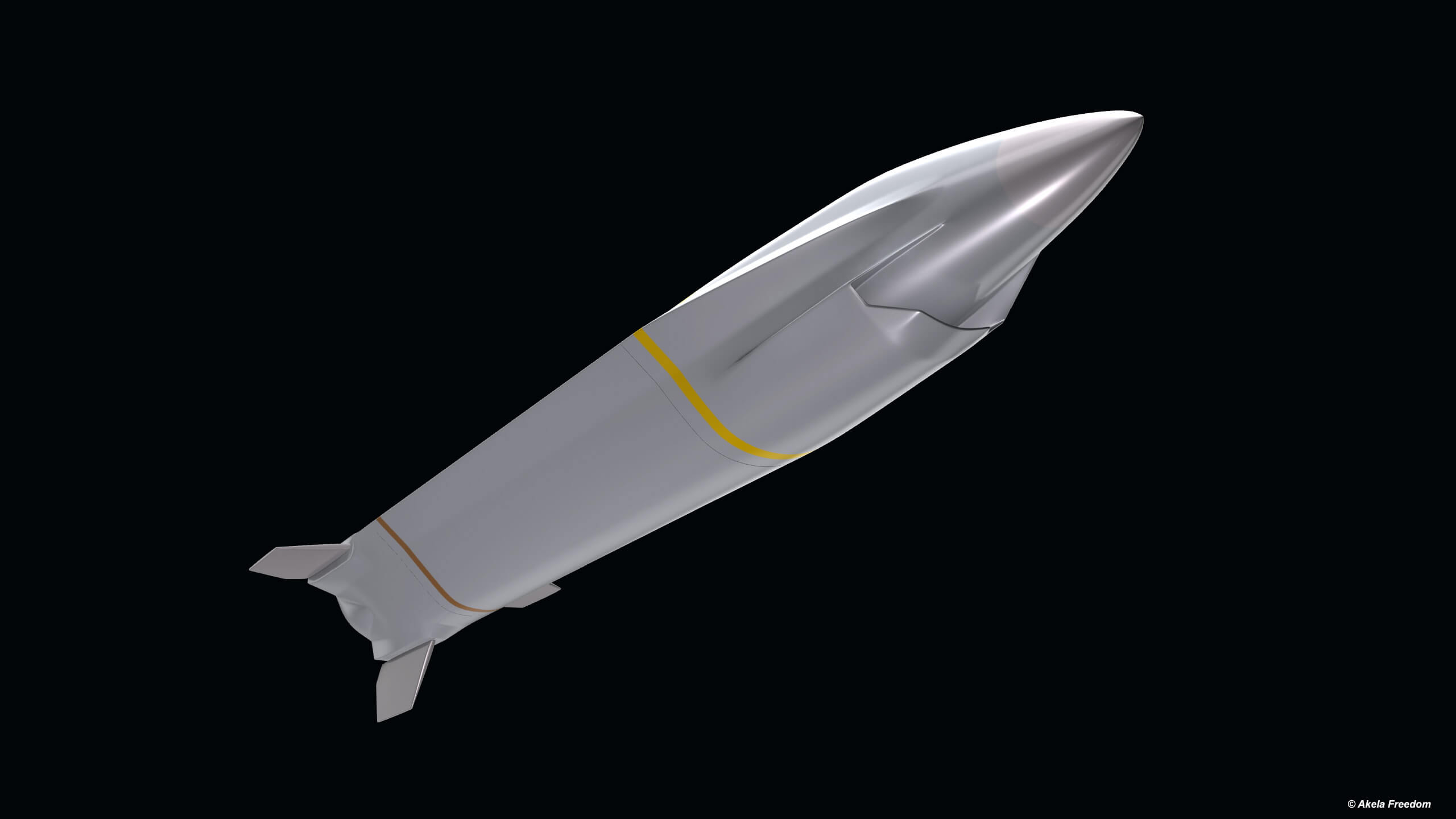 Maritime Strike Missile - 3D Model by Akela Freedom