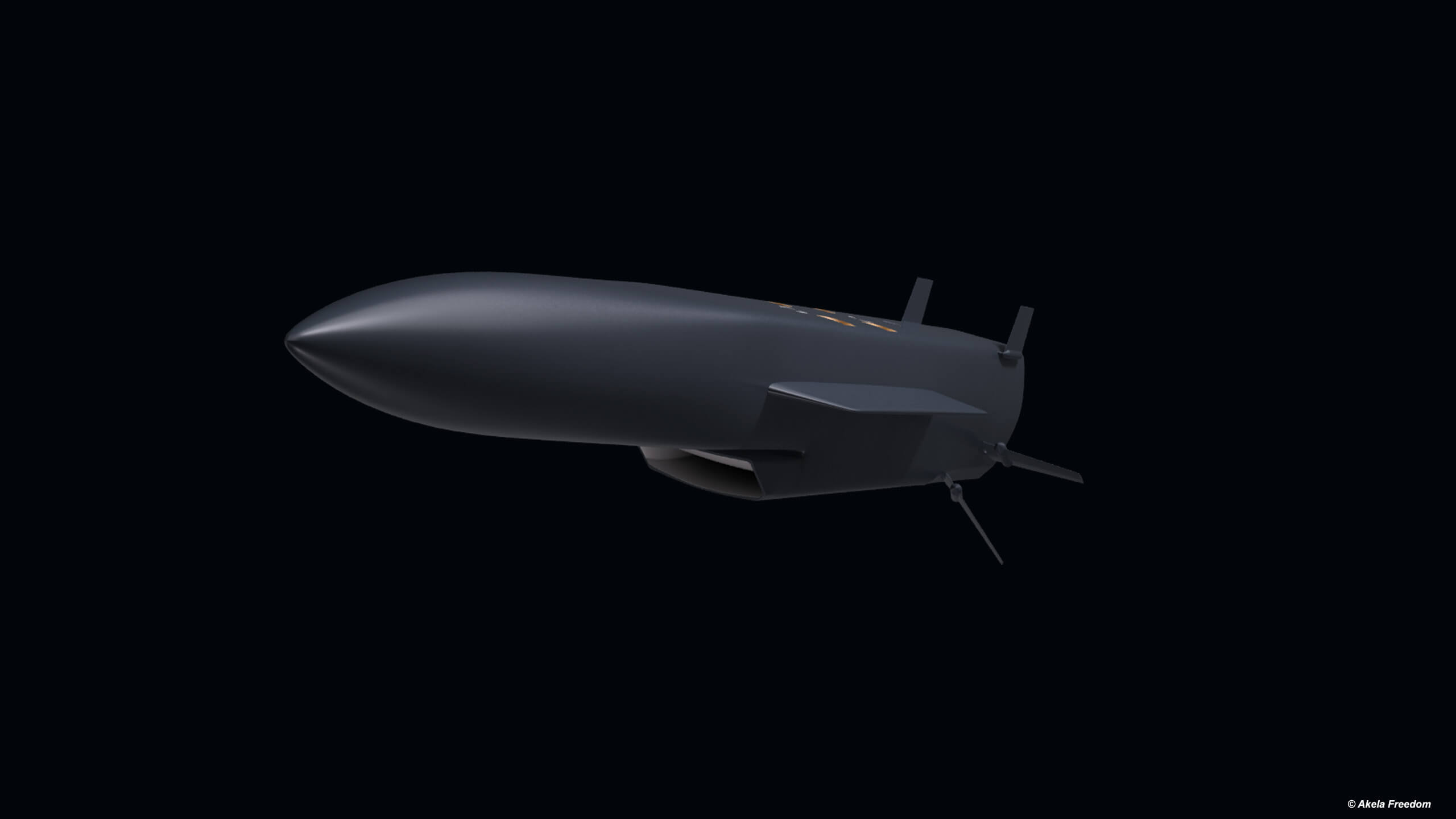 Supersonic Cruise Missile From MBDA - 3D Model by Akela Freedom
