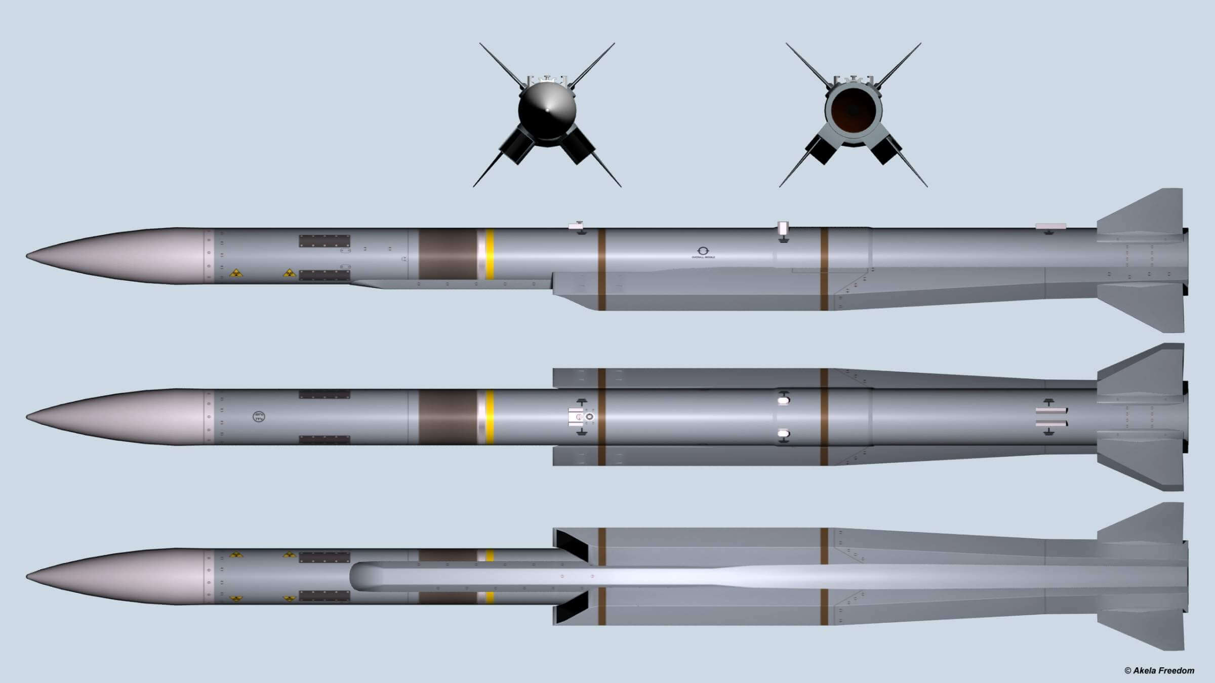 Meteor Missile - 3D Model by Akela Freedom