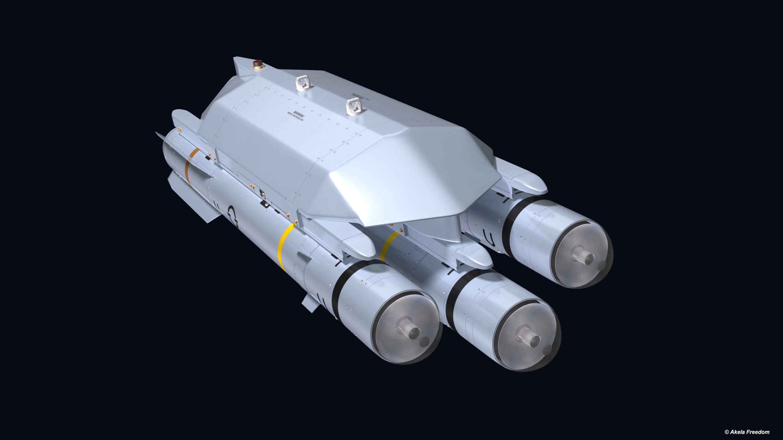 Missile Launcher for Brimstone - 3D Model by Akela Freedom