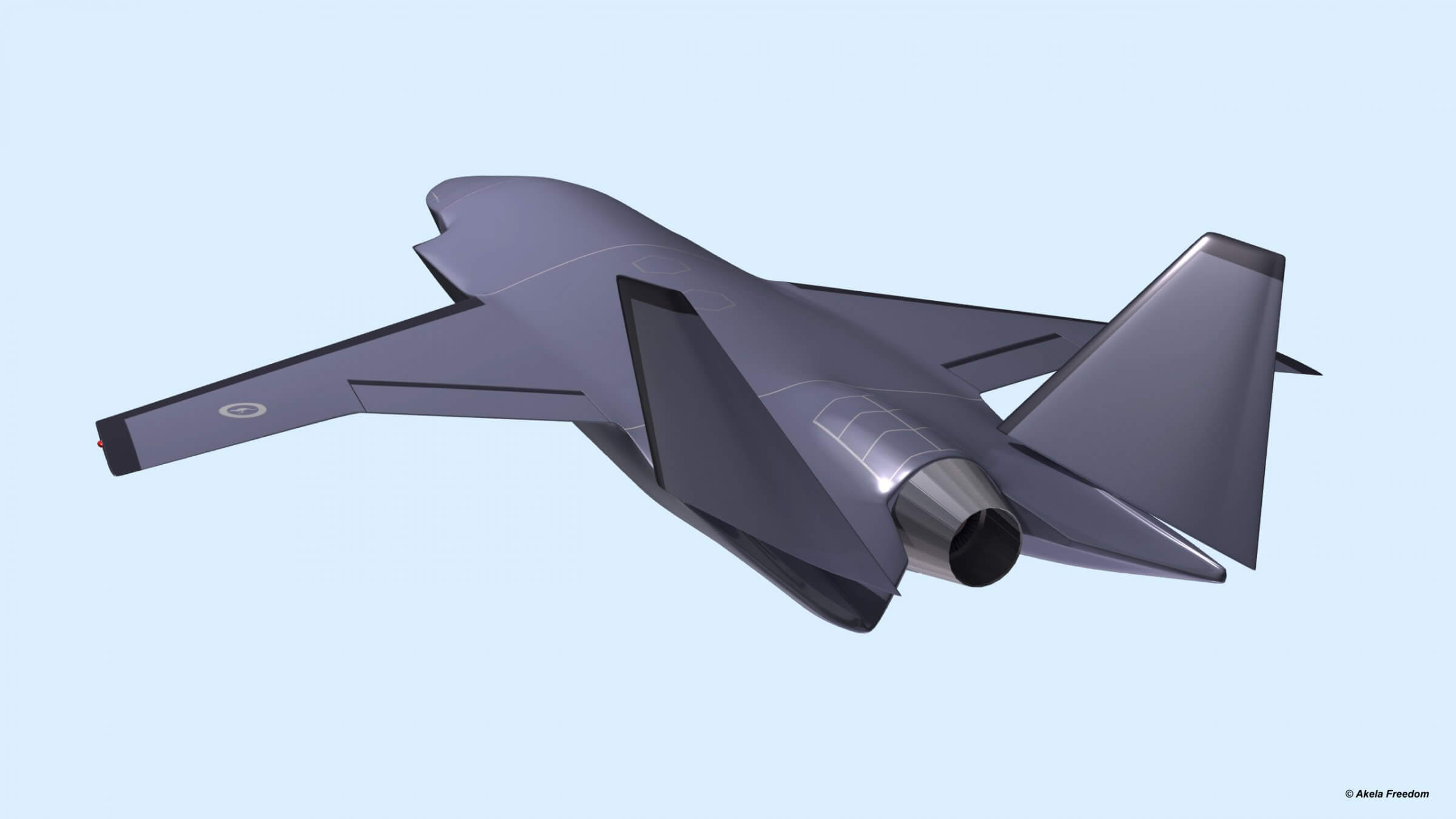 MQ-28A Ghost Bat 3D Model by Akela Freedom