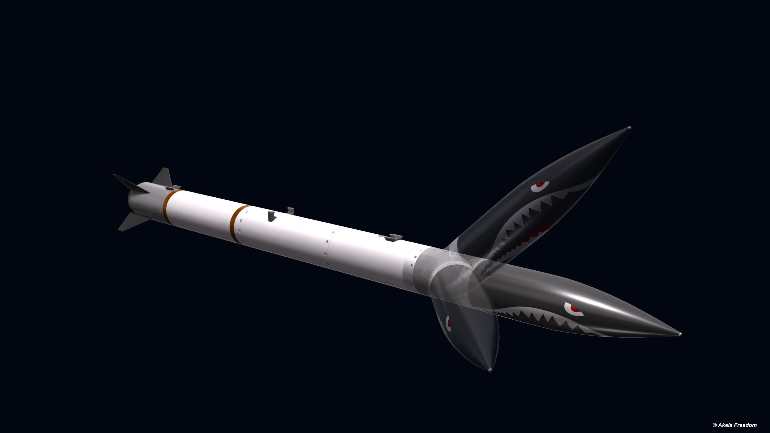 Mutant Missile - 3D Model by Akela Freedom