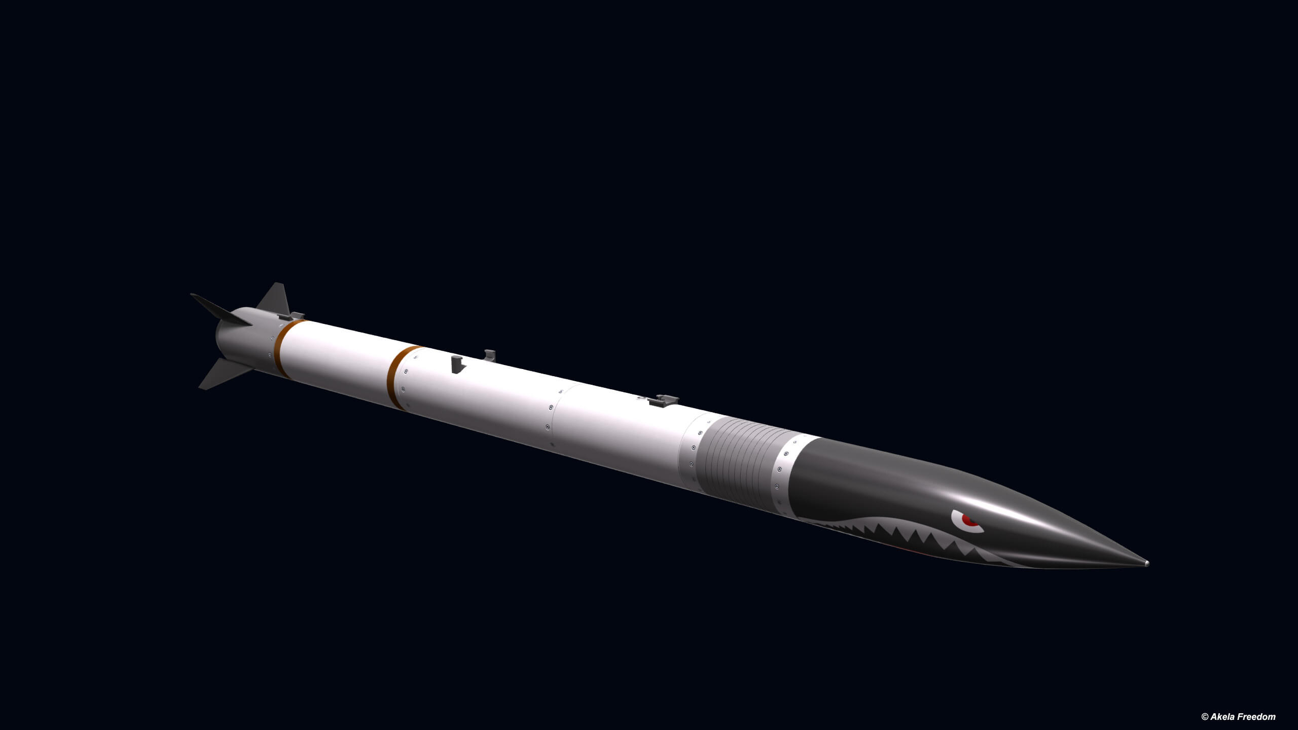 Mutant Missile - 3D Model by Akela Freedom