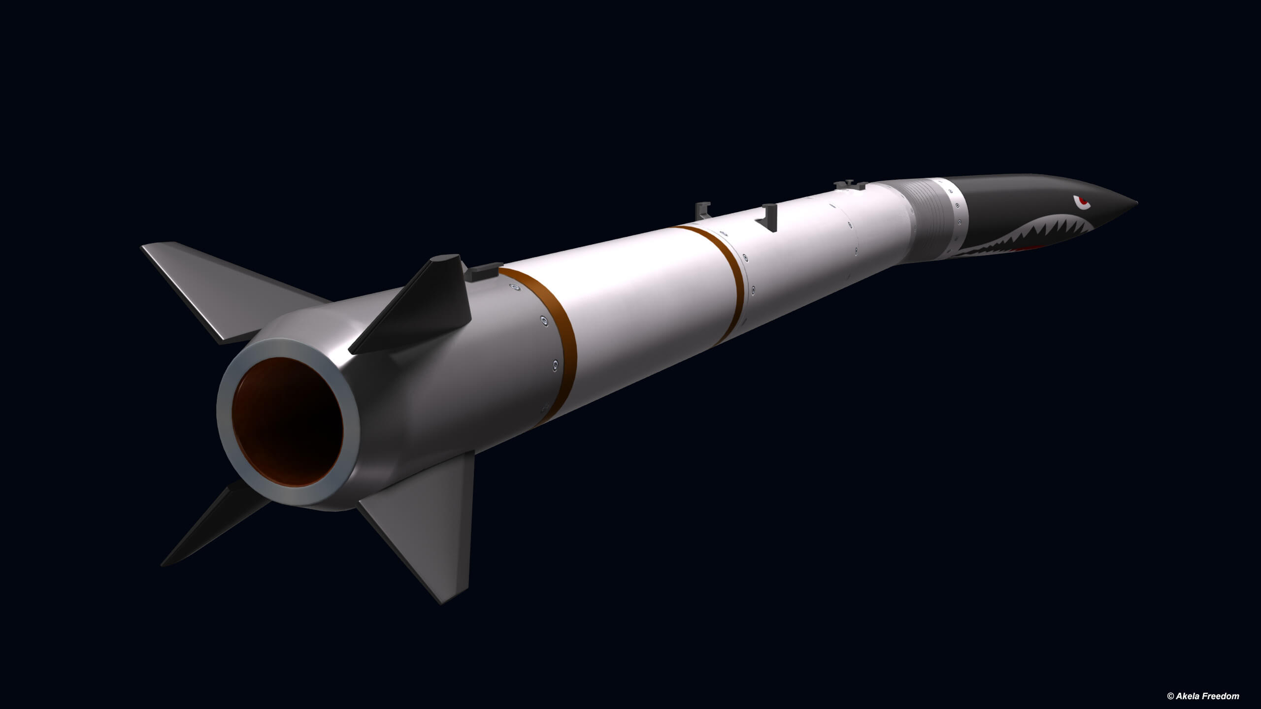 Mutant Missile - 3D Model by Akela Freedom