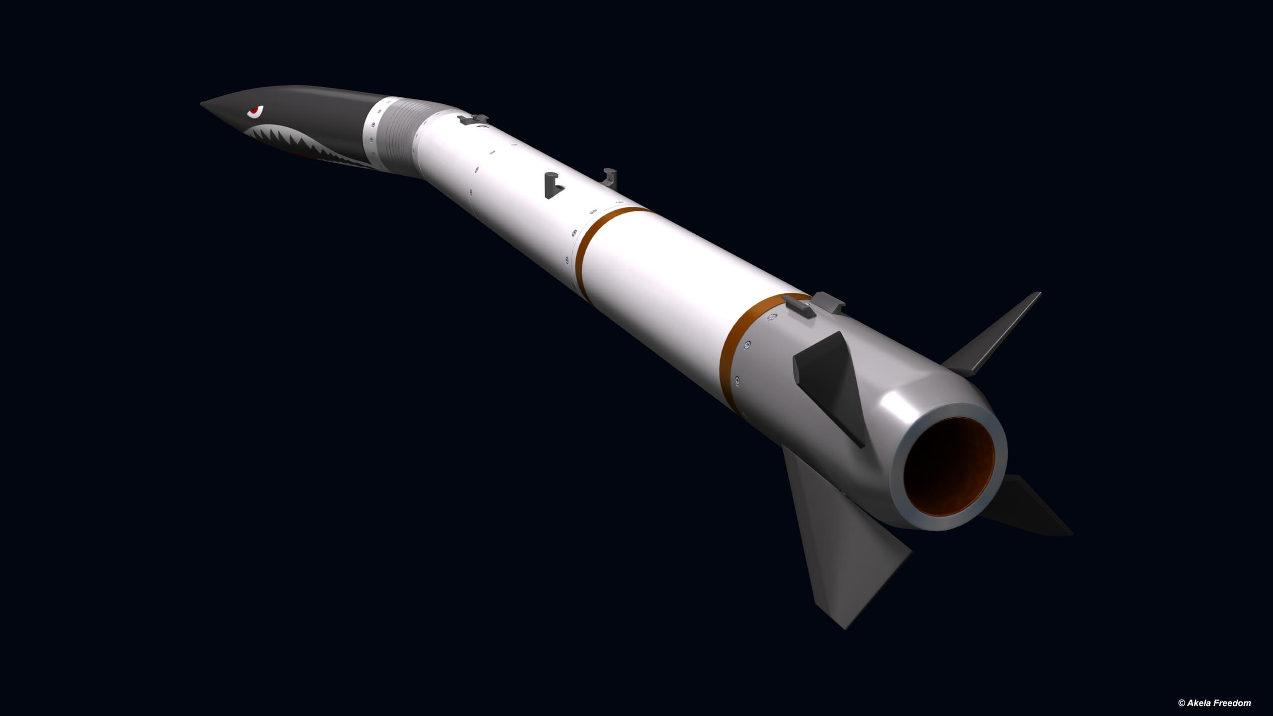 Mutant Missile - 3D Model by Akela Freedom
