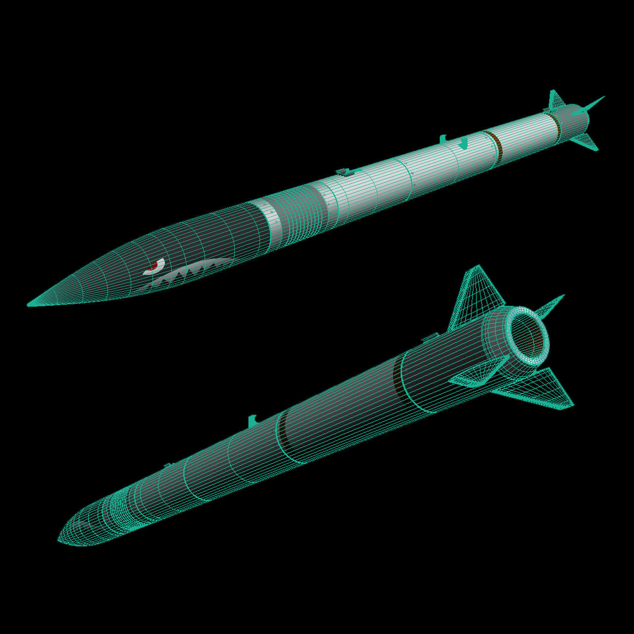 Mutant Missile - 3D Model by Akela Freedom