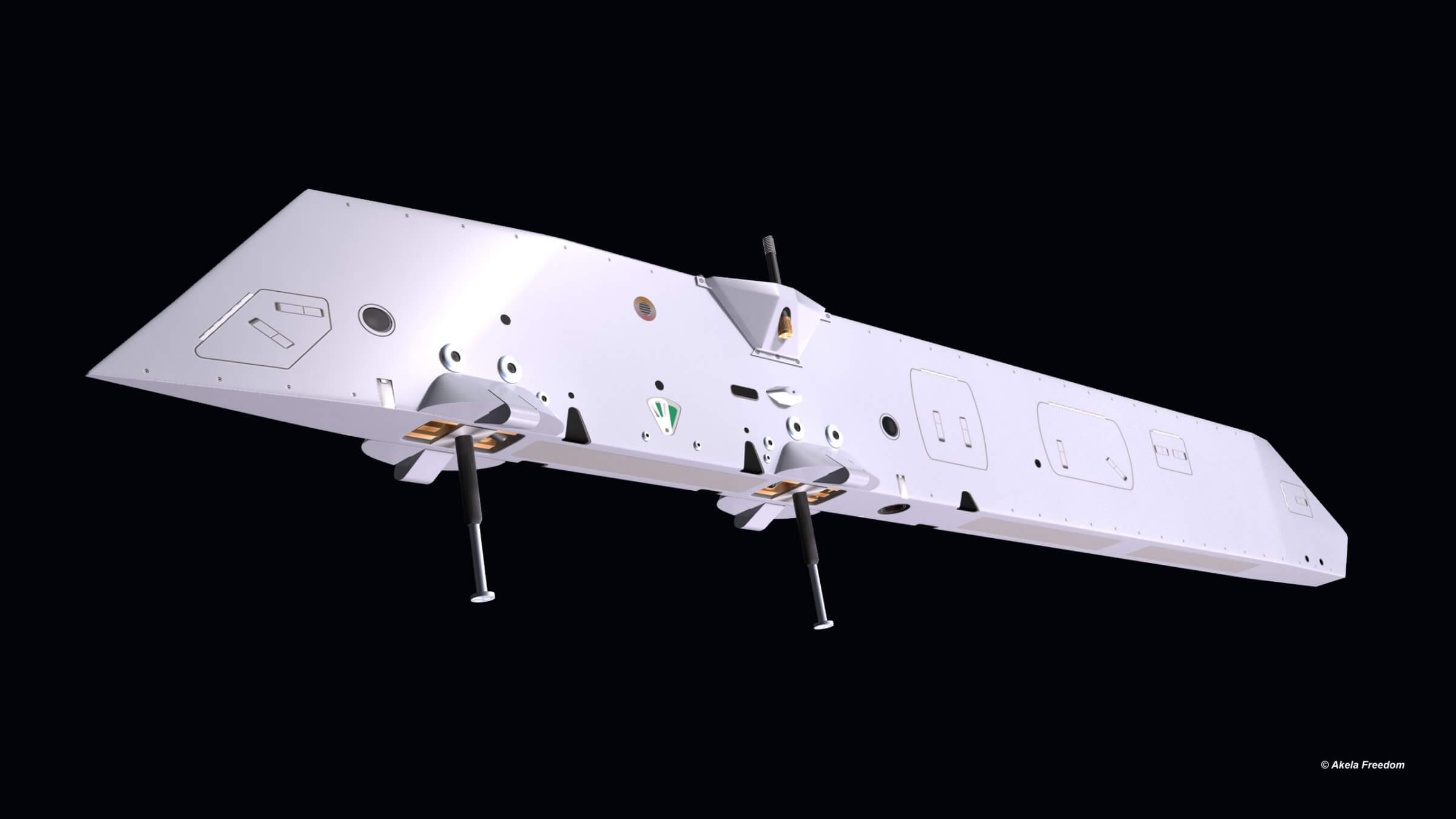 PU 708 Pylon - 3D Model by Akela Freedom