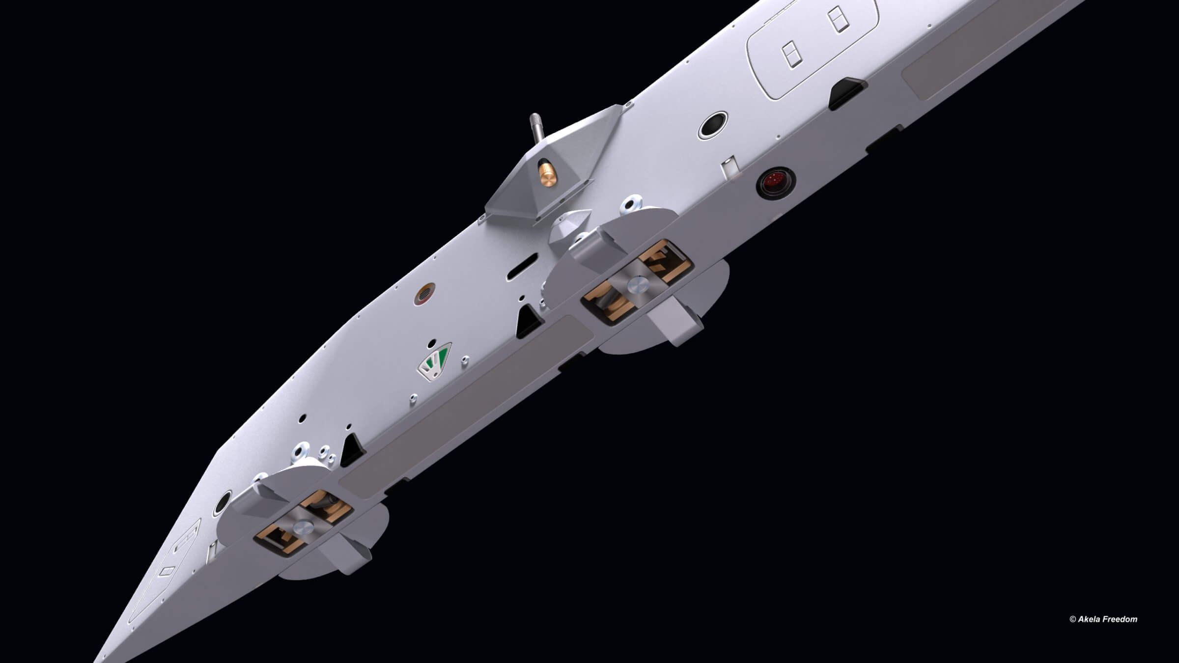 PU 708 Pylon - 3D Model by Akela Freedom