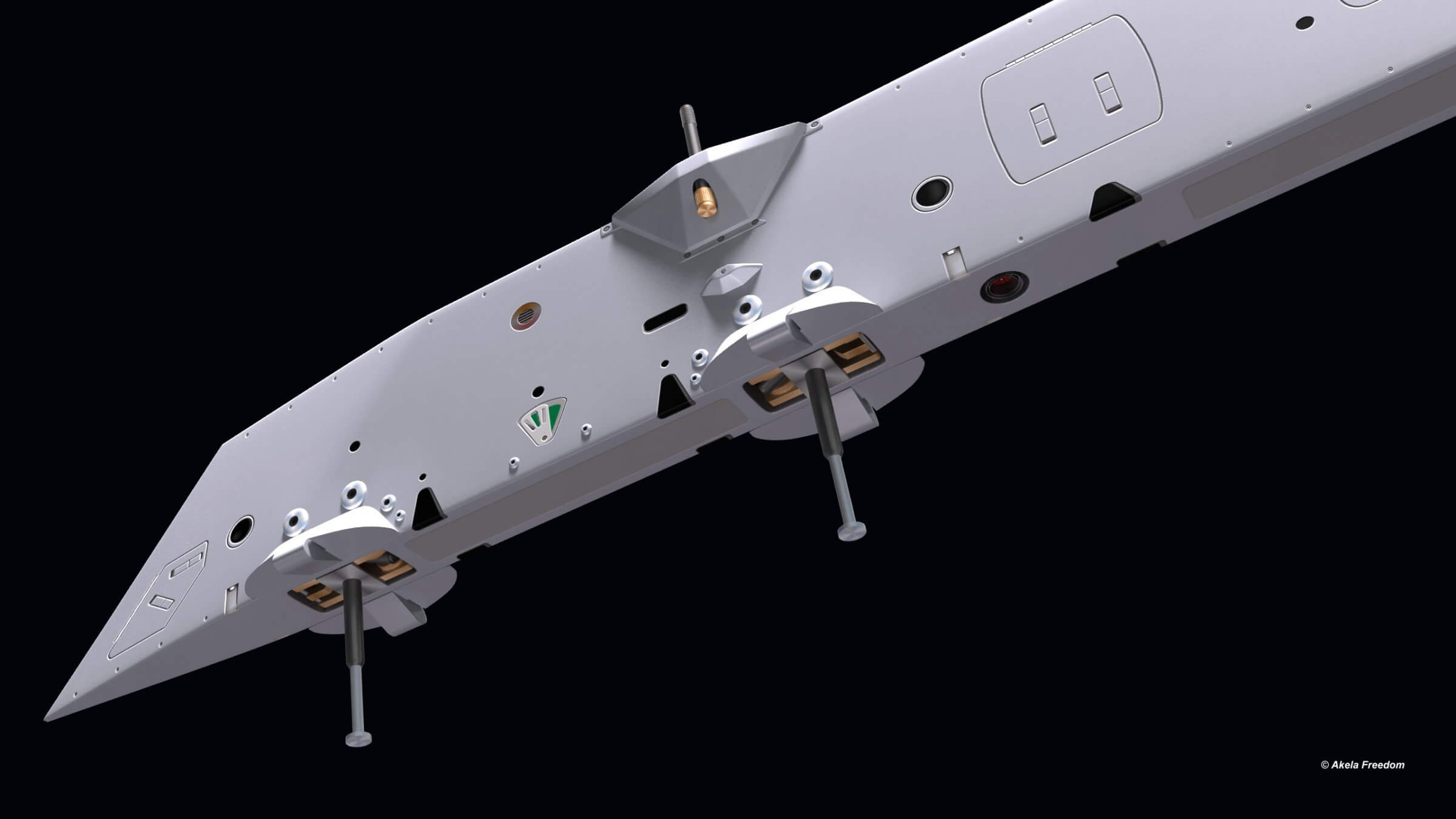 PU 708 Pylon - 3D Model by Akela Freedom